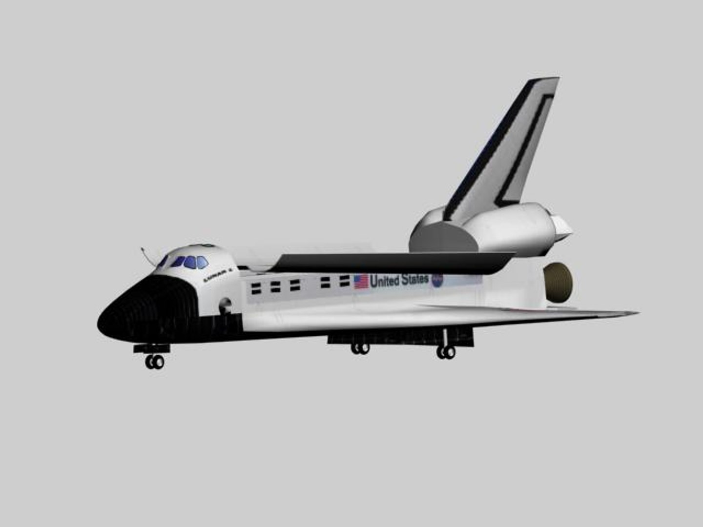 Space Shuttle 3d Model