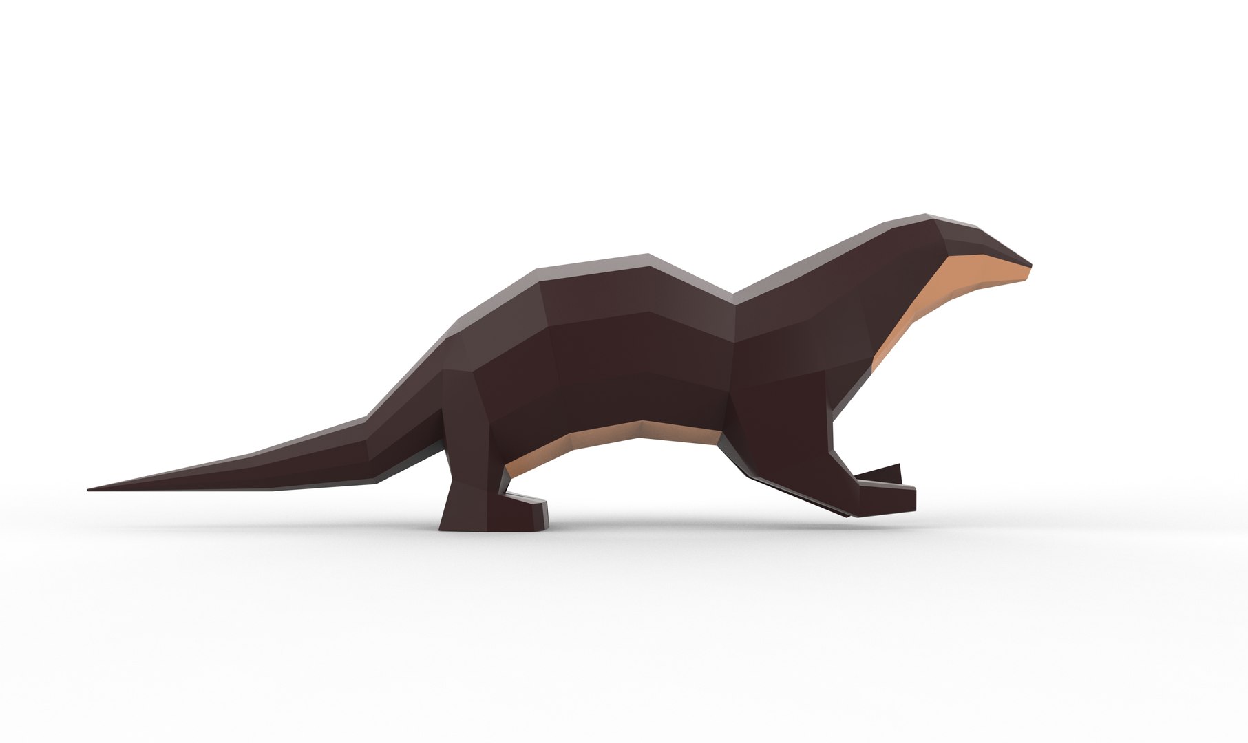 Otter Low-poly 3D Model 3D Model - TurboSquid 2348385