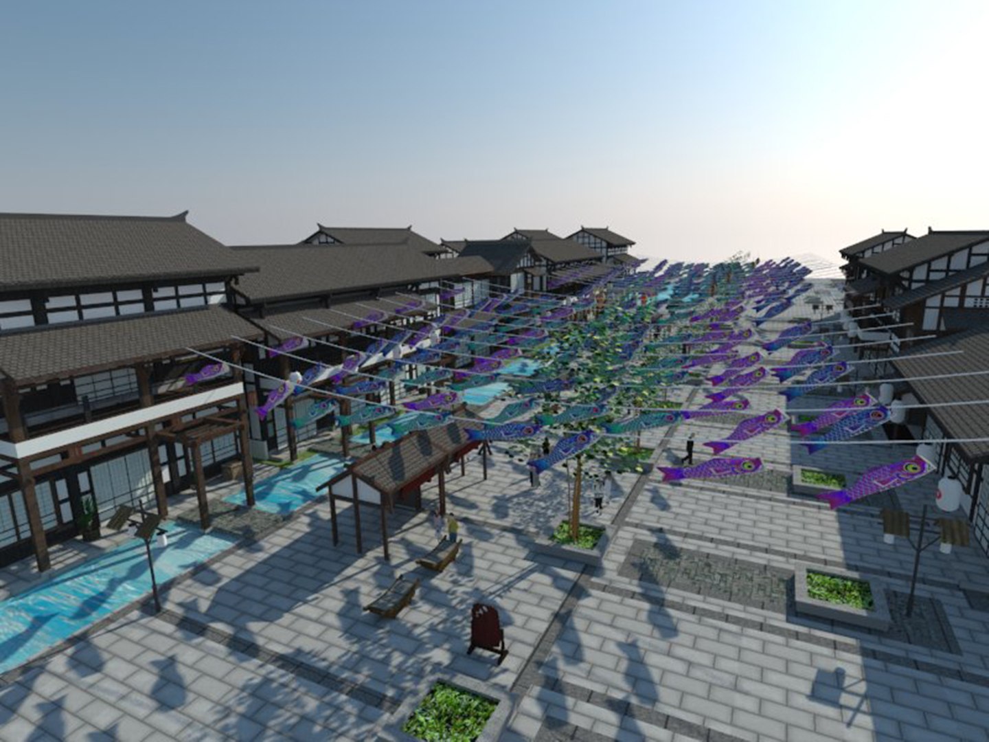 Chinatown With Simple Design 3D - TurboSquid 2133298