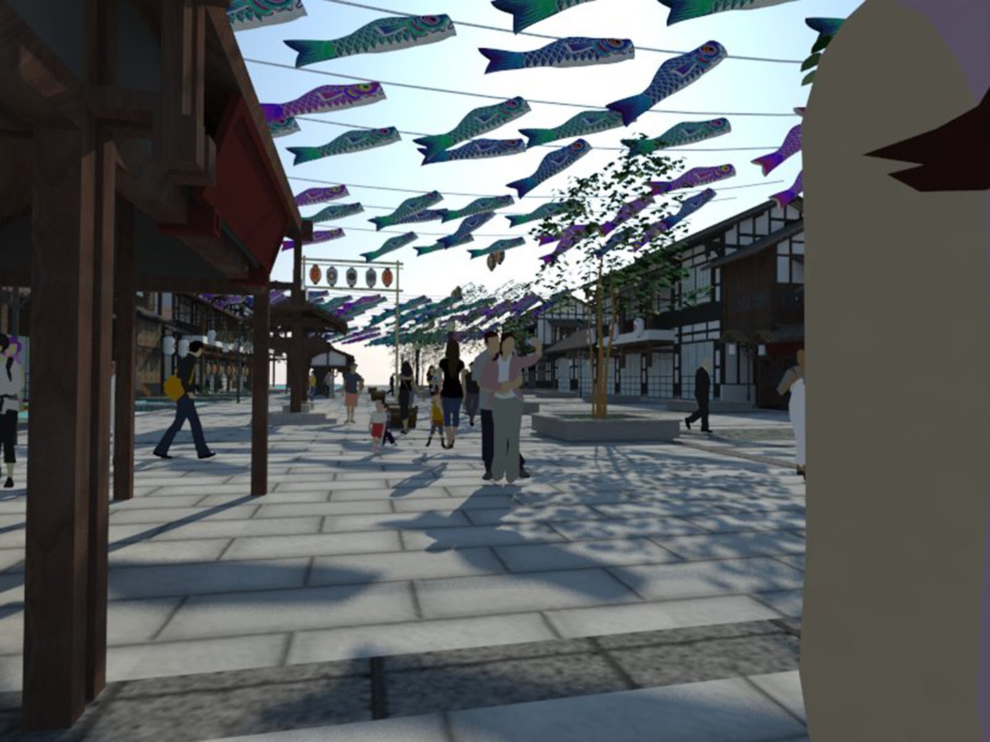 Chinatown With Simple Design 3D - TurboSquid 2133298