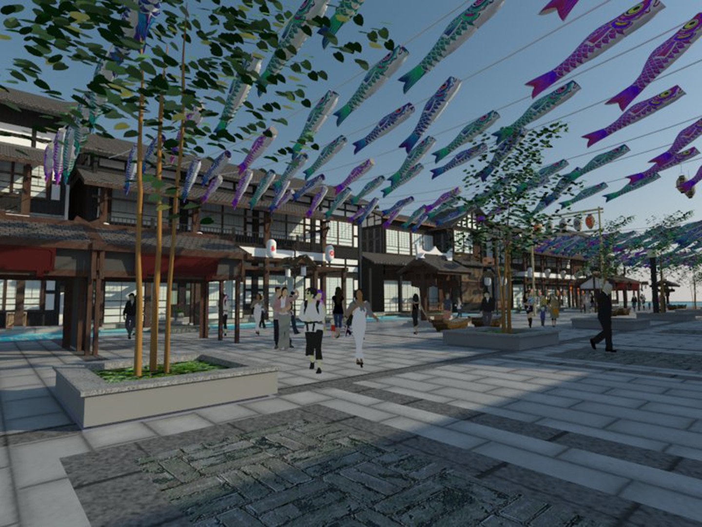 Chinatown With Simple Design 3D - TurboSquid 2133298