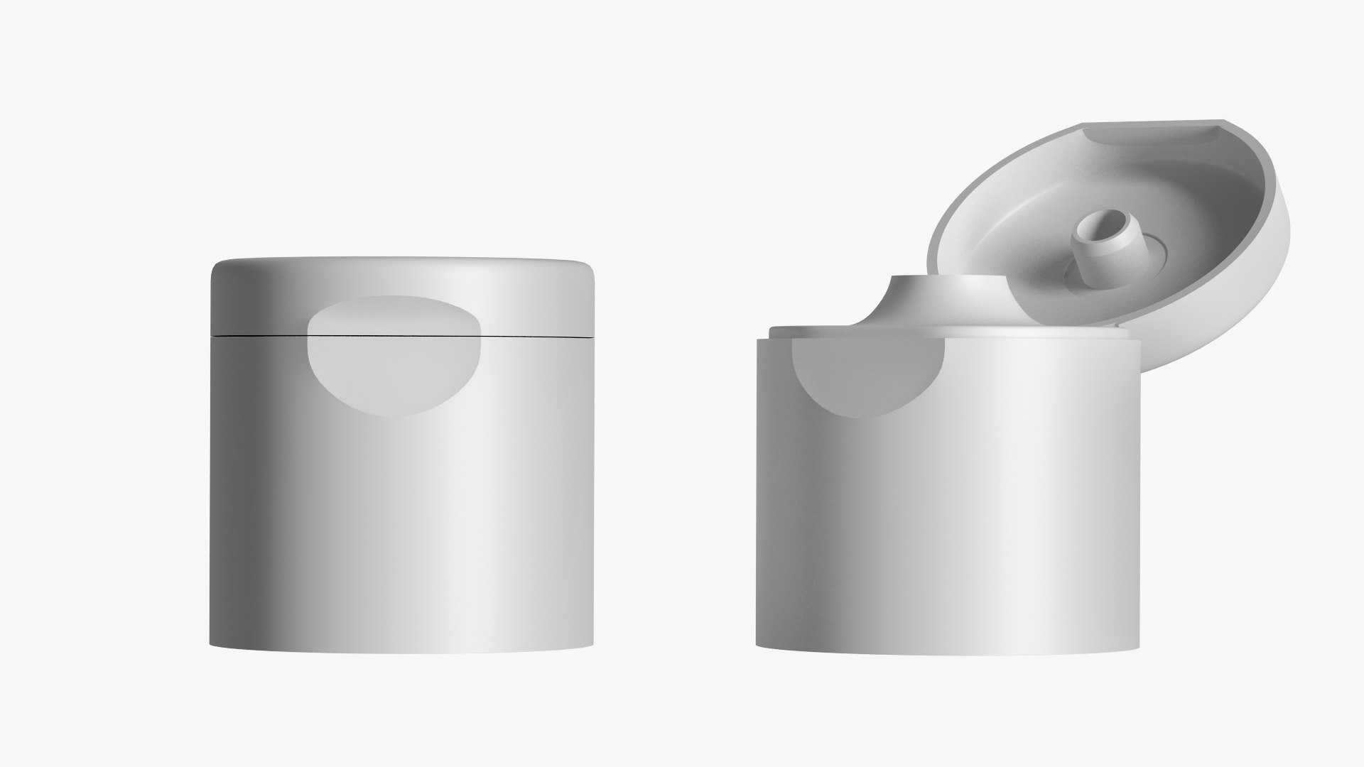 Flip Top Cap 3D Model - TurboSquid 1909863