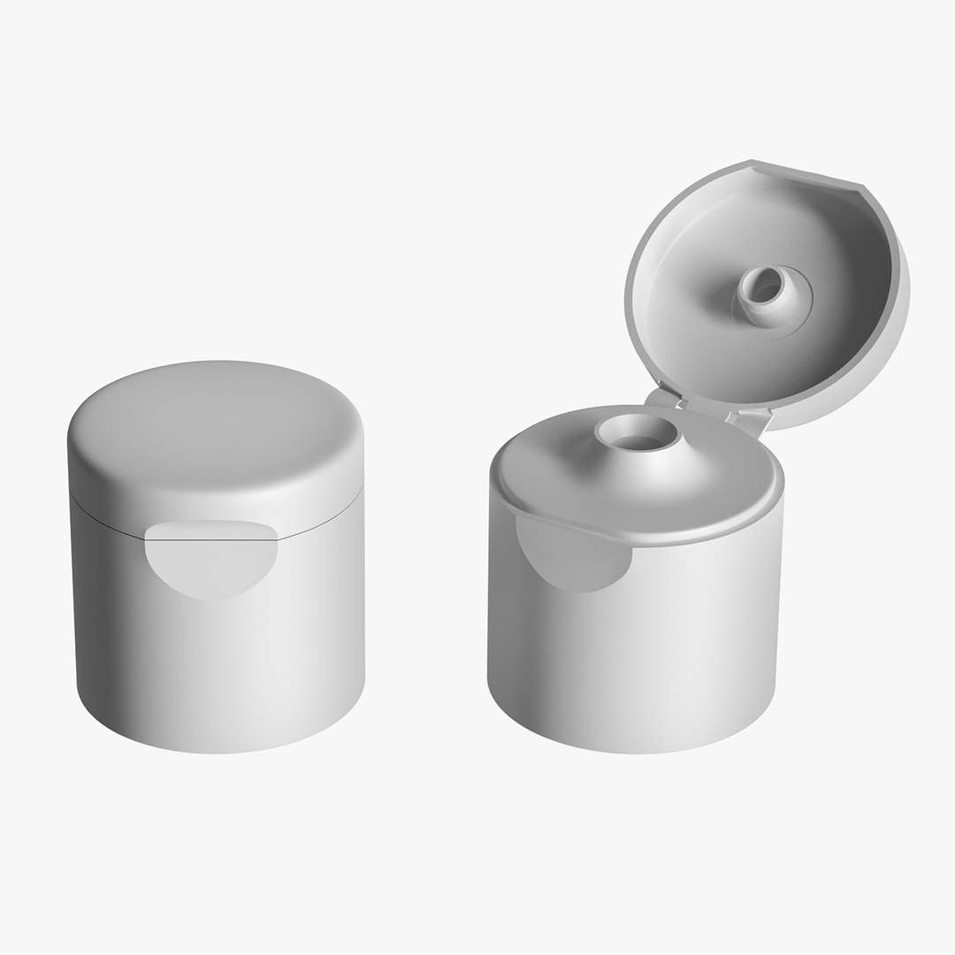 Flip Top Cap 3D Model - TurboSquid 1909863