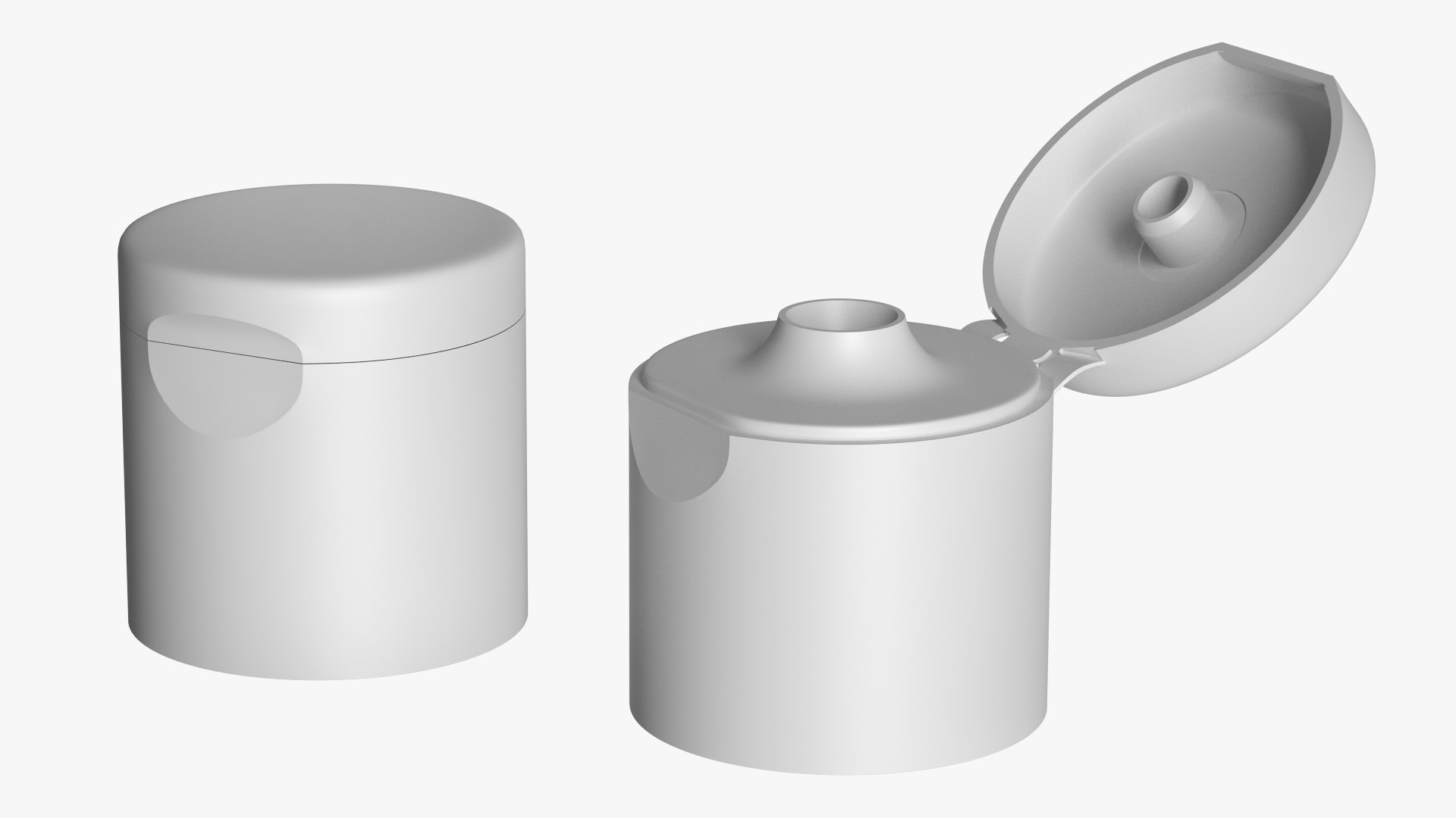 Flip Top Cap 3D Model - TurboSquid 1909863