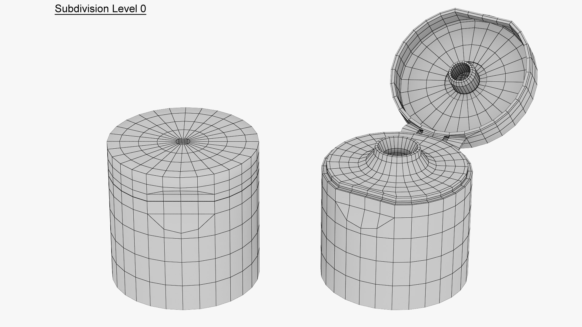 Flip Top Cap 3D Model - TurboSquid 1909863