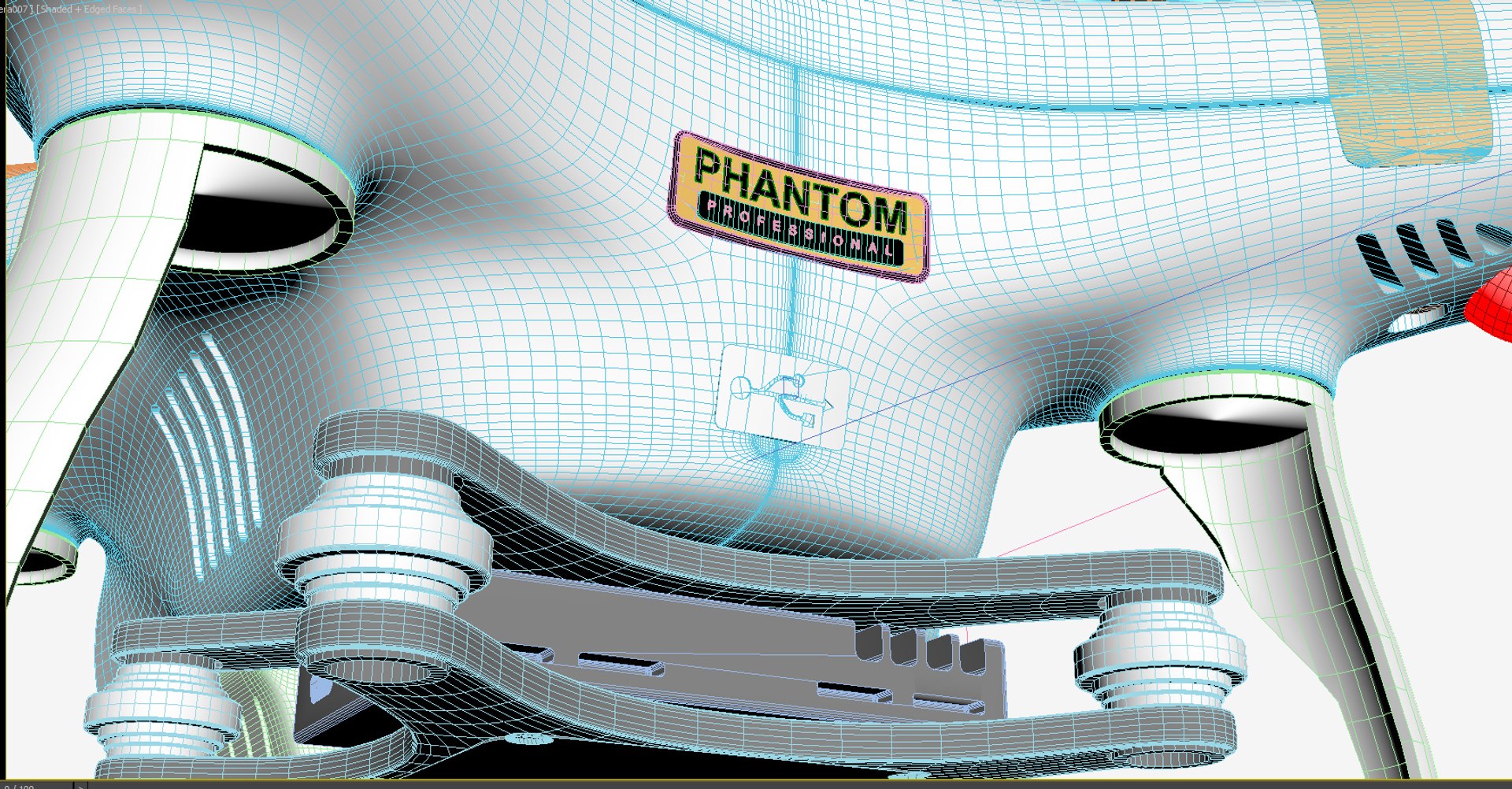 Dji Phantom3 Professional 3 3d Model