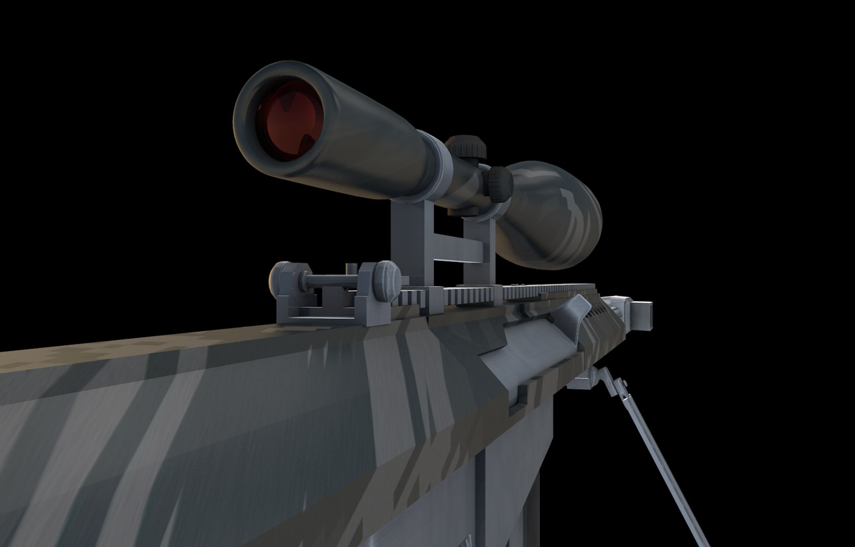 Barret 50 3D Model - TurboSquid 1424278