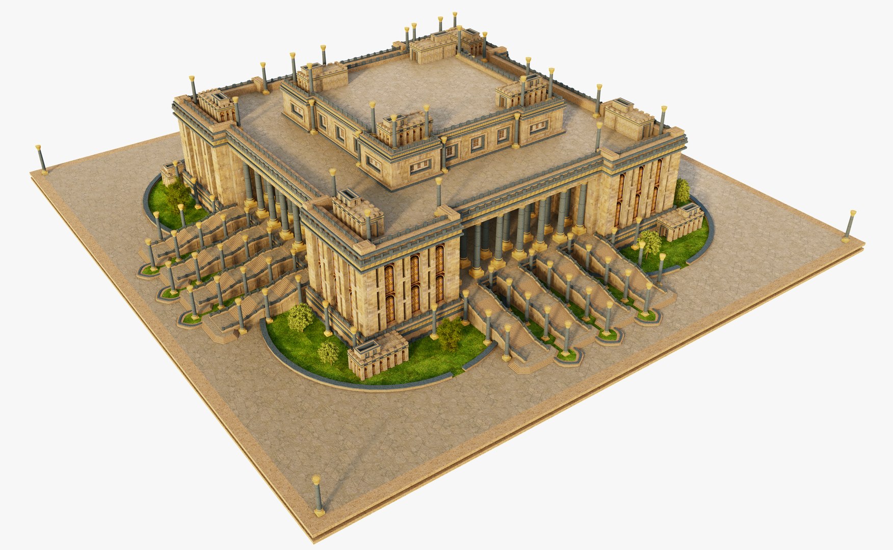 3D Persepolis Apadana Palace Environment - TurboSquid 2249850