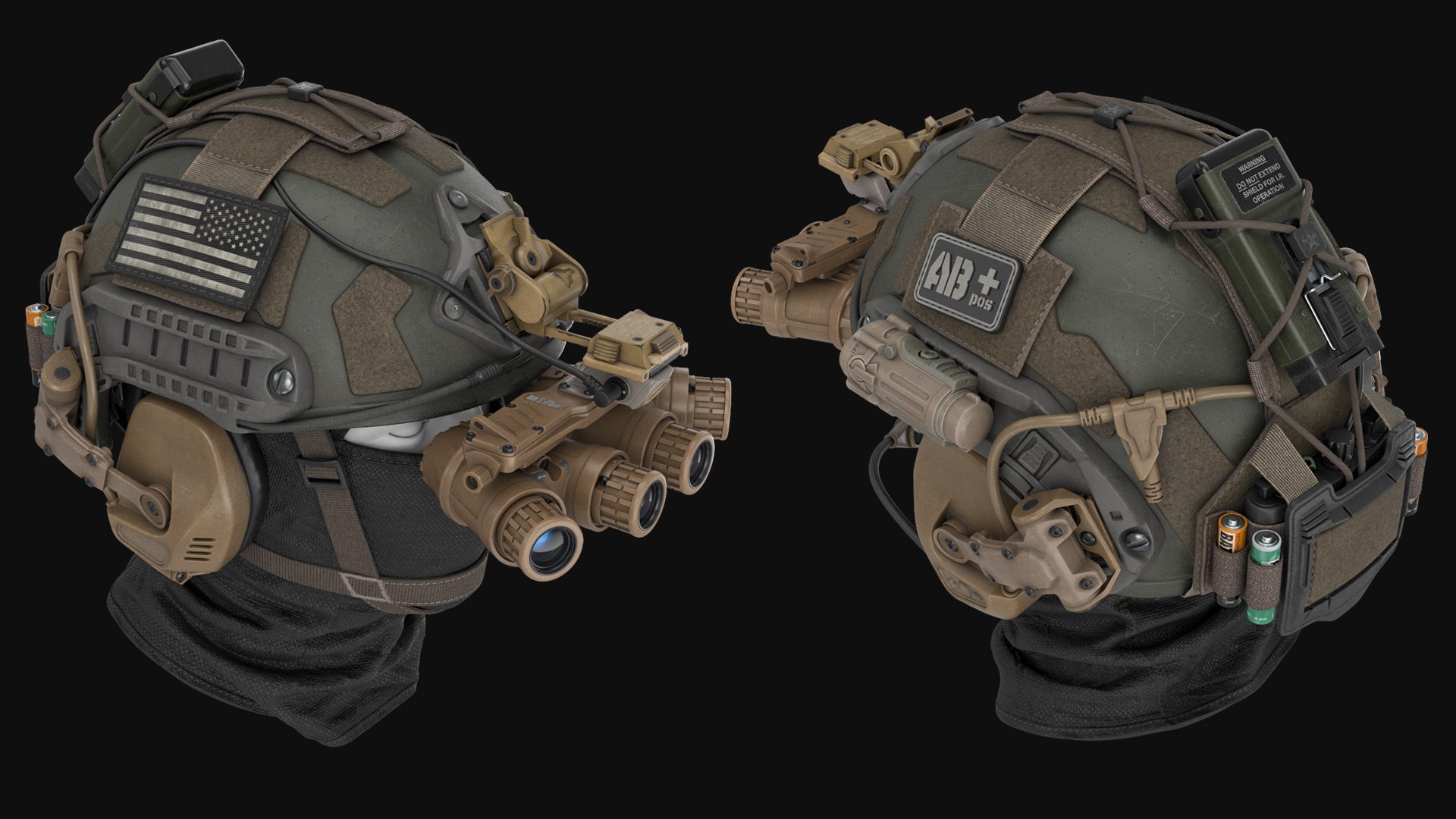 3D model Tactical Ballistic Helmet - TurboSquid 1794665