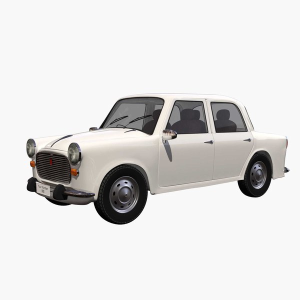 3D hindustan ambassador car - TurboSquid 1326840