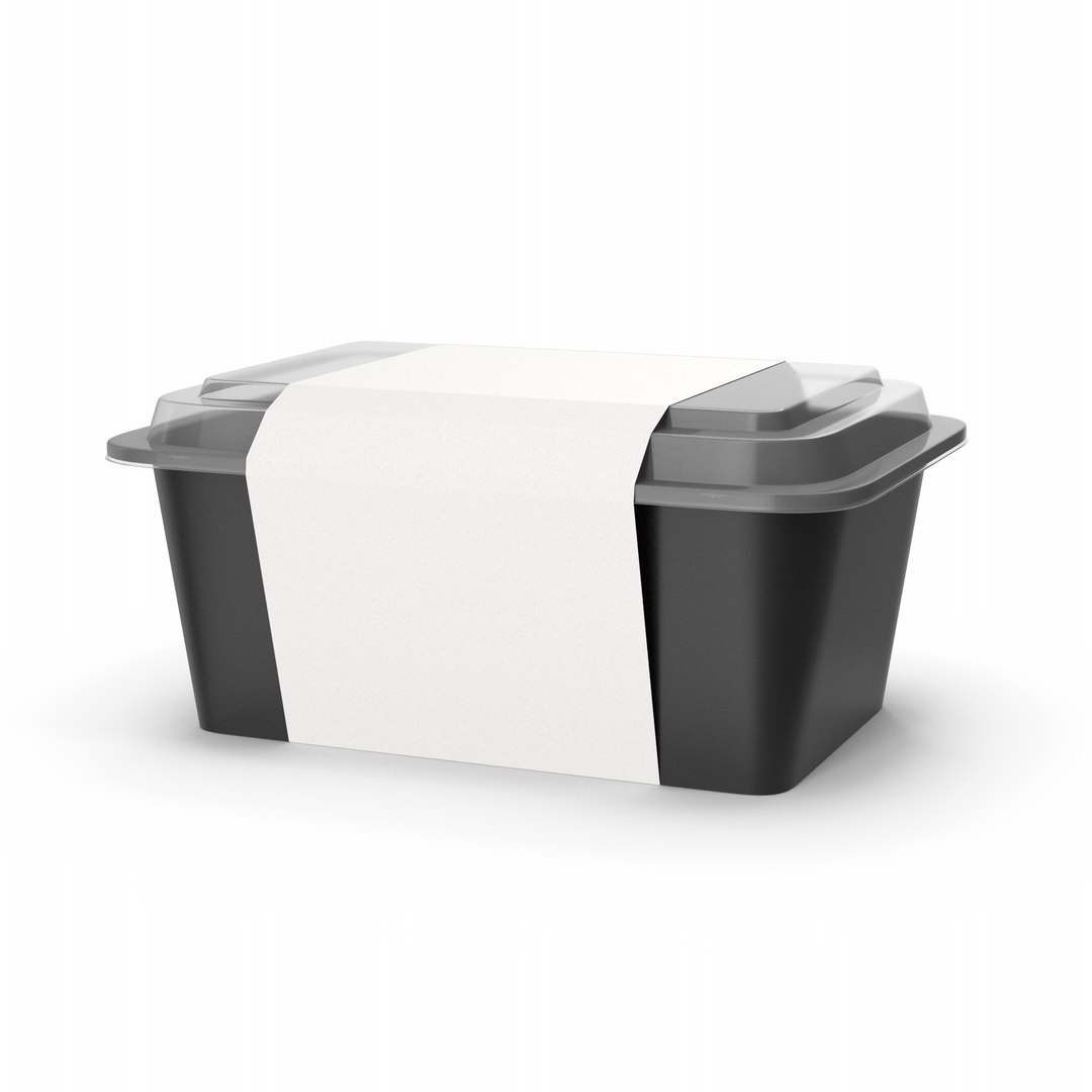 Food Container 3D Model - TurboSquid 2190598