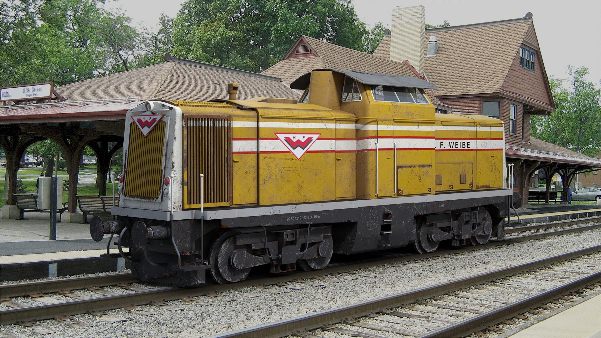 BR 212 Diesel Locomotive 3D - TurboSquid 2023778