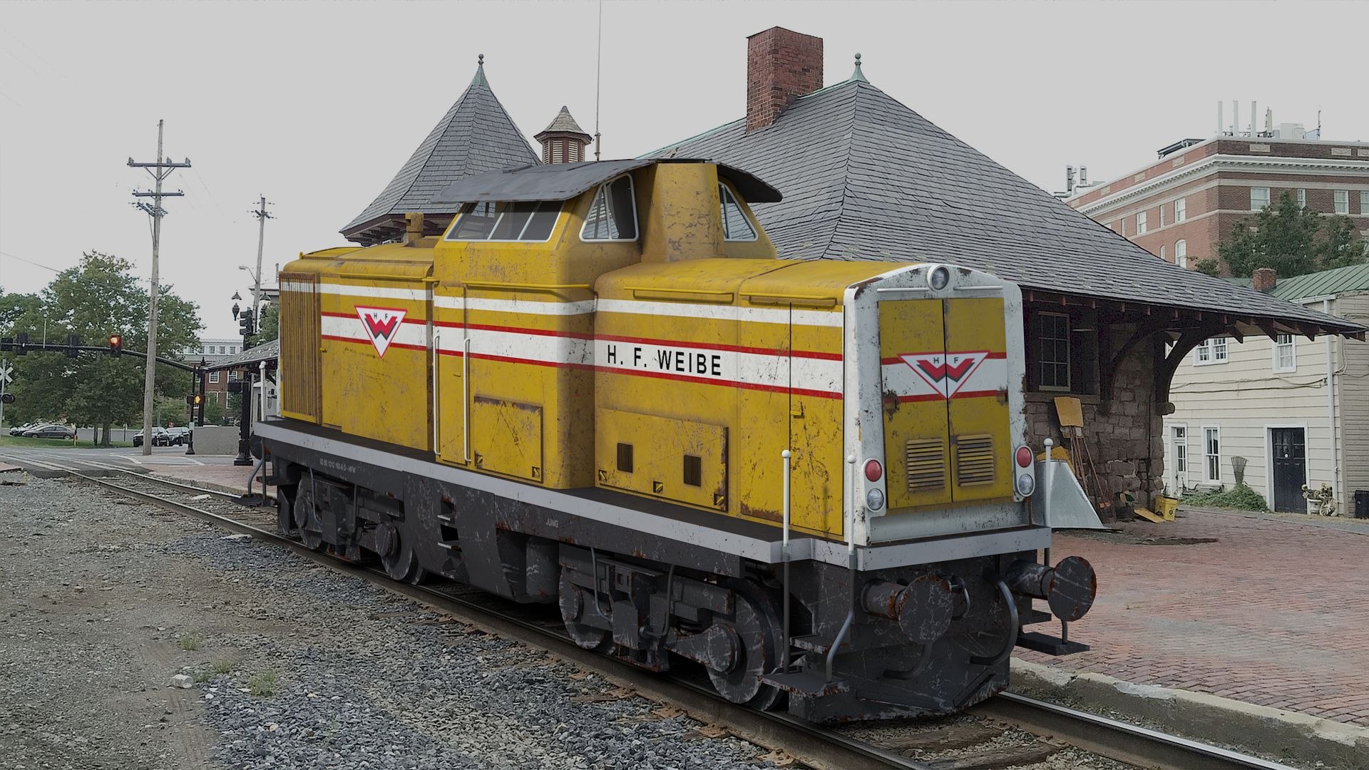 BR 212 Diesel Locomotive 3D - TurboSquid 2023778