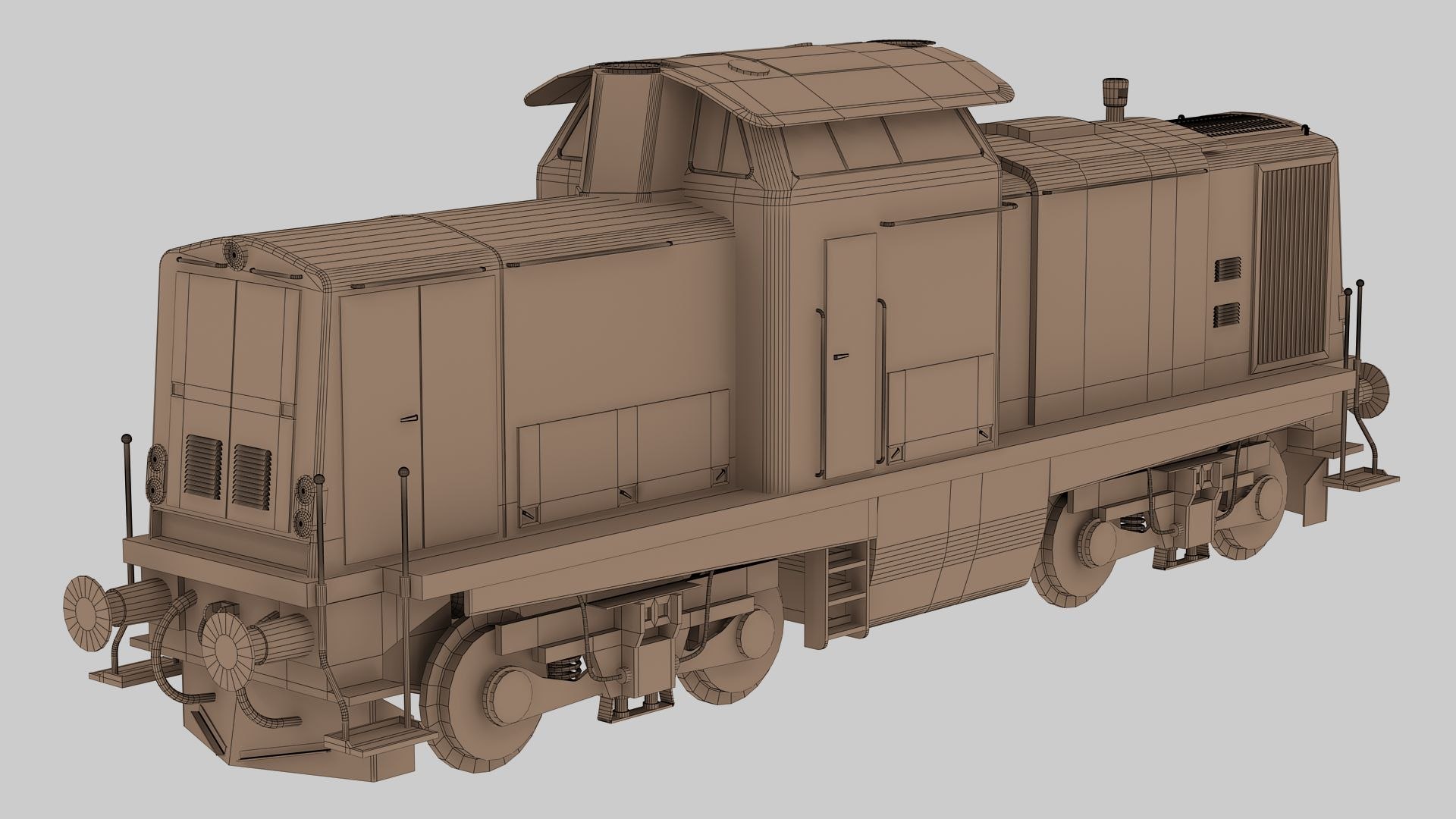 BR 212 Diesel Locomotive 3D - TurboSquid 2023778