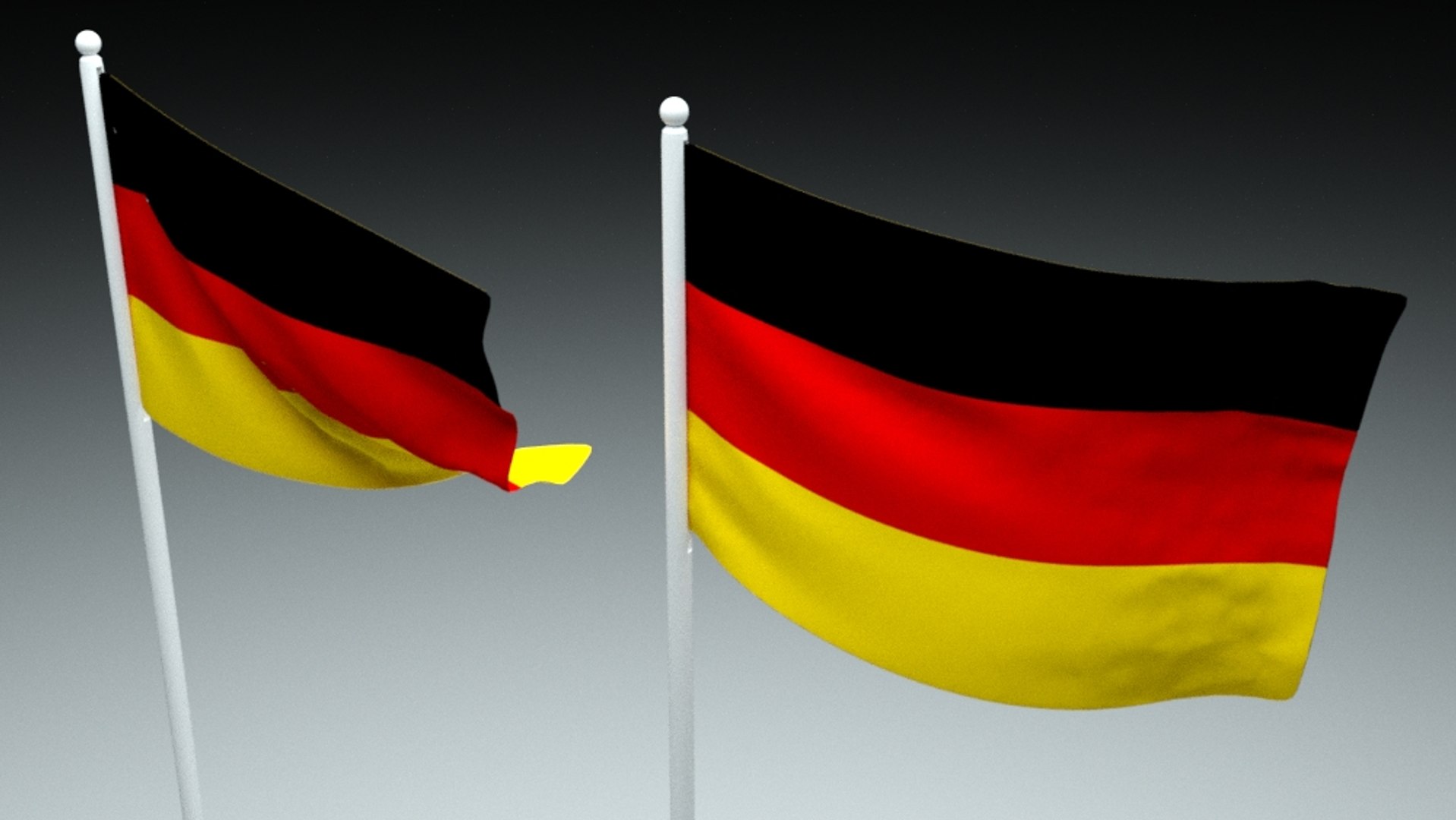 Flag Germany 3D Model - TurboSquid 1594881