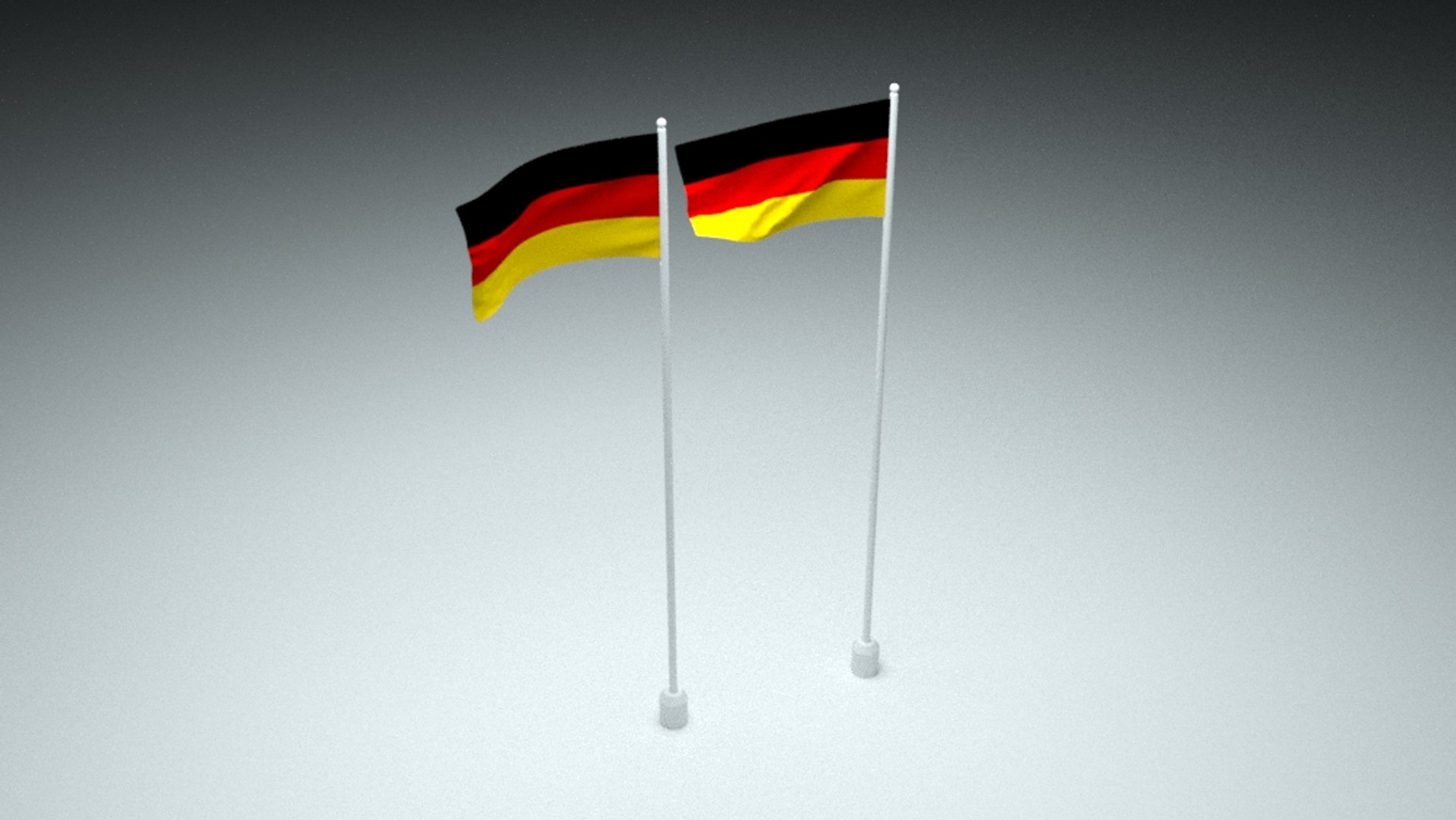Flag Germany 3D Model - TurboSquid 1594881