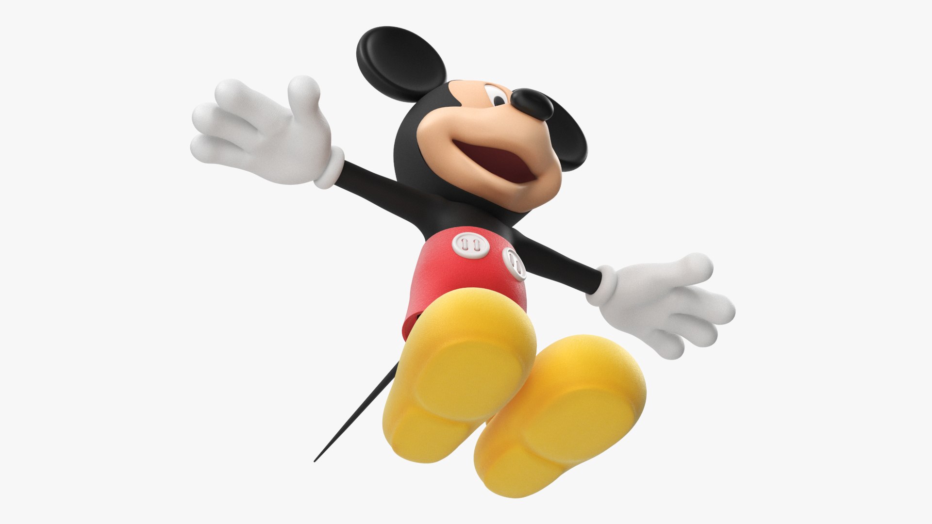 Cartoon Character Mickey Mouse Rigged for Maya 3D model - TurboSquid ...