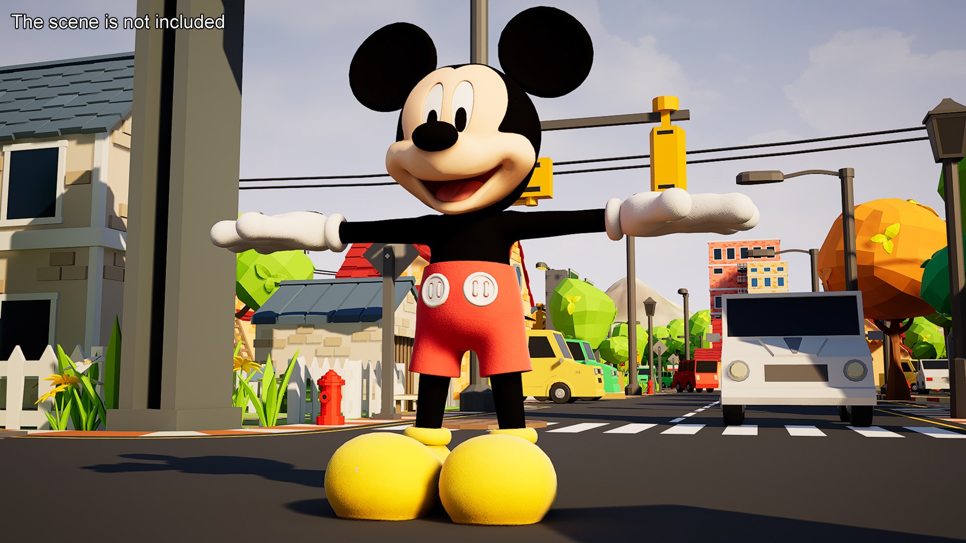 Cartoon Character Mickey Mouse Rigged for Maya 3D model - TurboSquid ...
