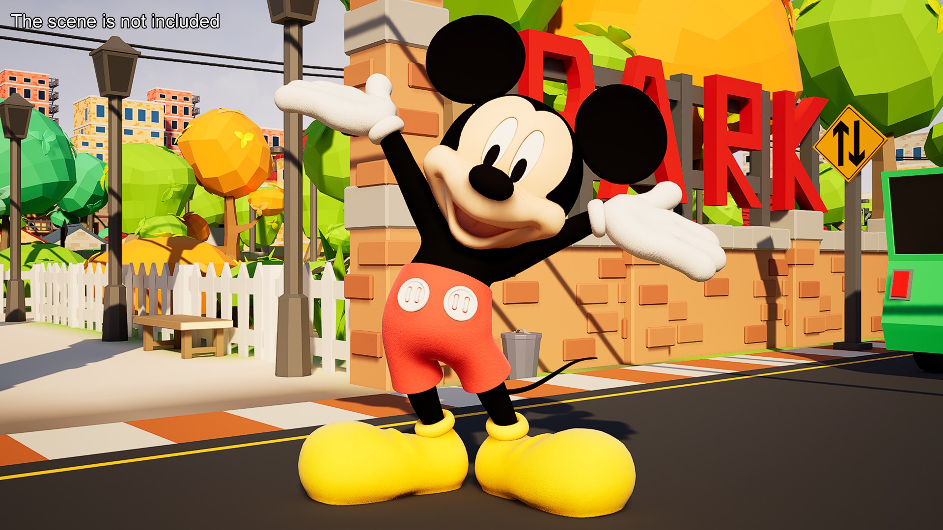 Cartoon Character Mickey Mouse Rigged for Maya 3D model - TurboSquid ...