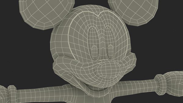 Maya용으로 조작된 만화 캐릭터 미키 마우스 3D 모델 - TurboSquid 2052261
