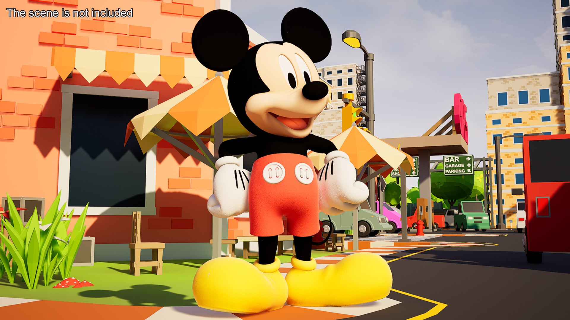 Cartoon Character Mickey Mouse Rigged for Maya 3D model - TurboSquid ...