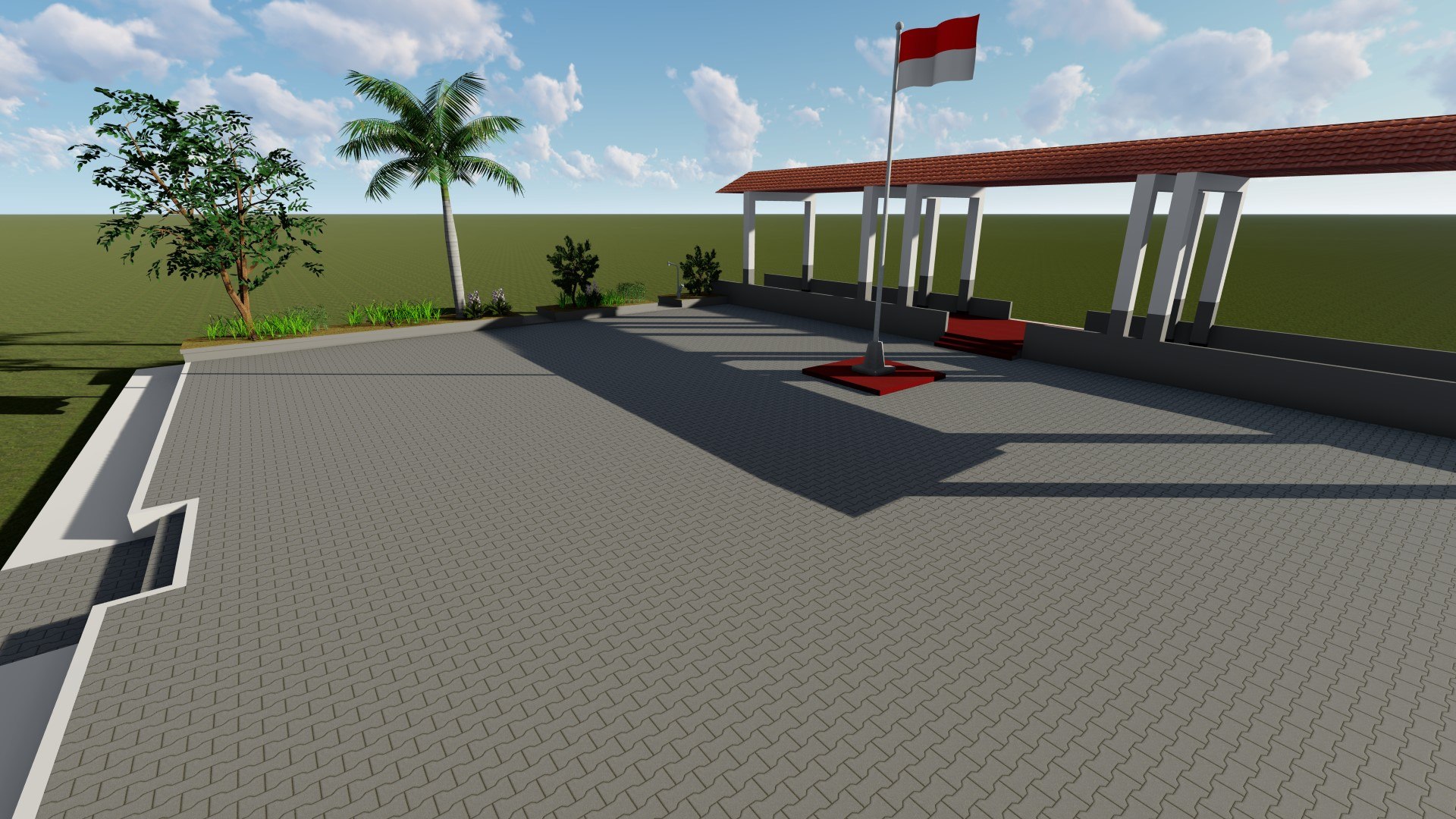 3D model ceremony area - TurboSquid 2122414