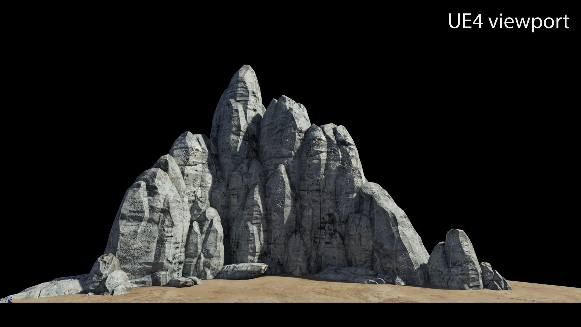 3d Rocky Cliff