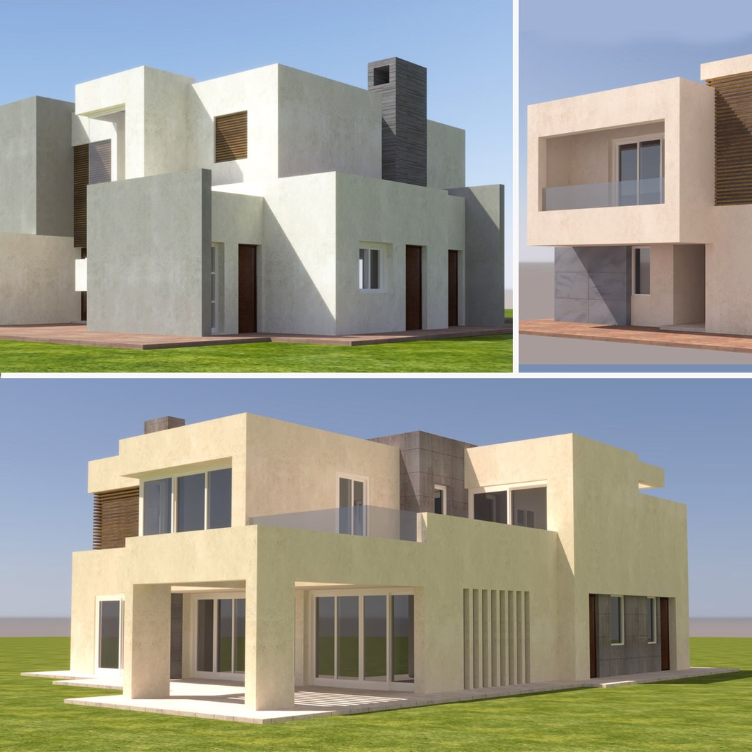 modelo 3d Modern Villa Collection - TurboSquid 1960494