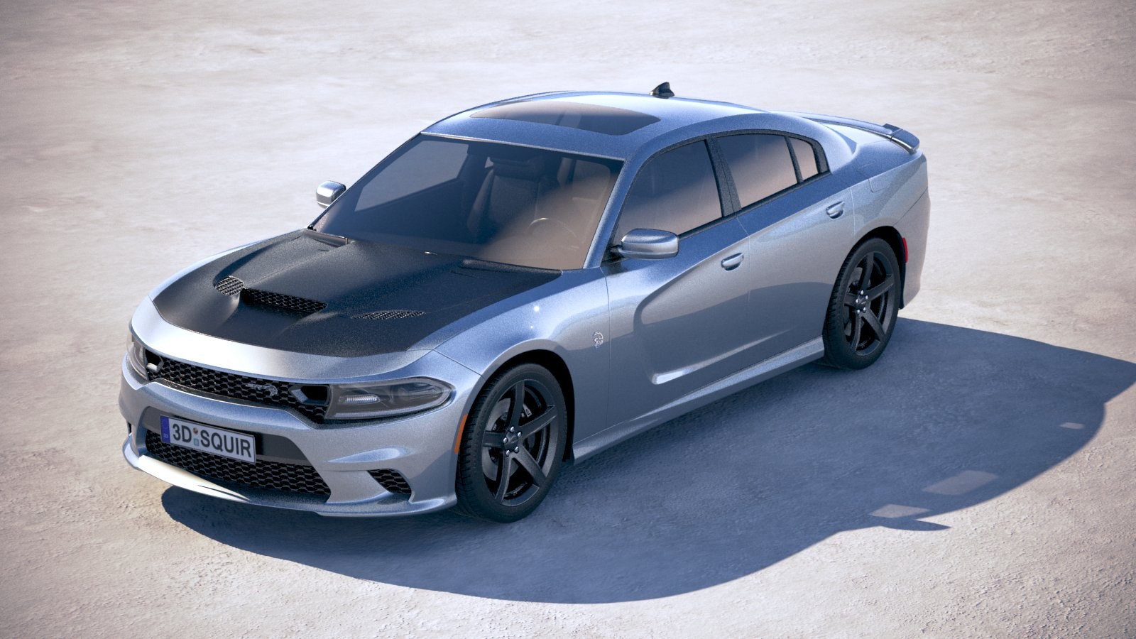 3D dodge charger srt model - TurboSquid 1326775