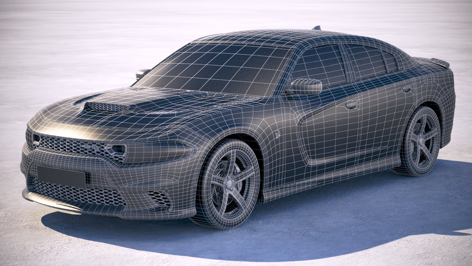 3D dodge charger srt model - TurboSquid 1326775