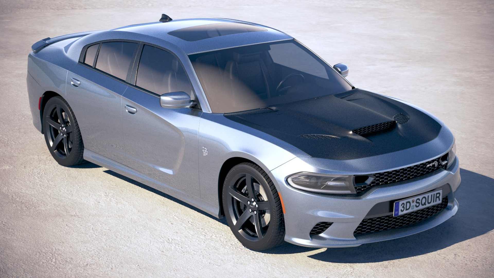 3D dodge charger srt model - TurboSquid 1326775