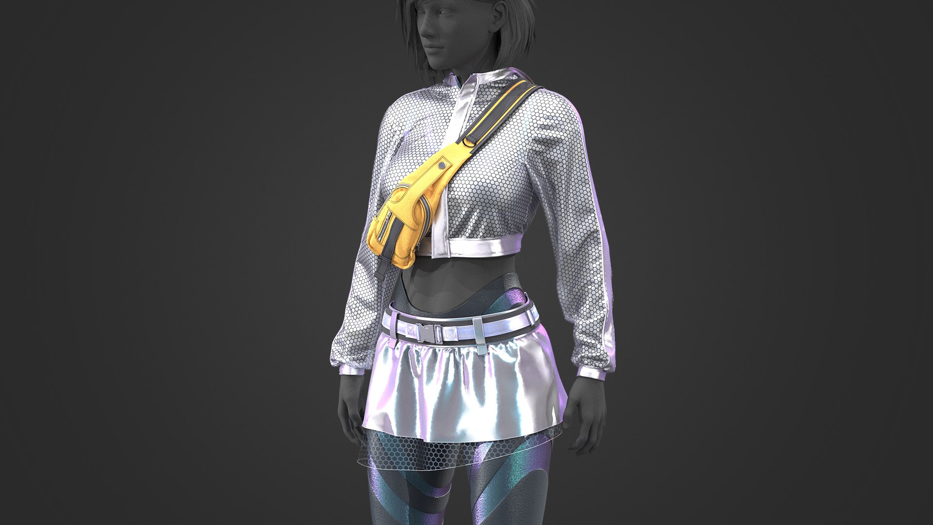 Female Outfit 3 Model - TurboSquid 2184400