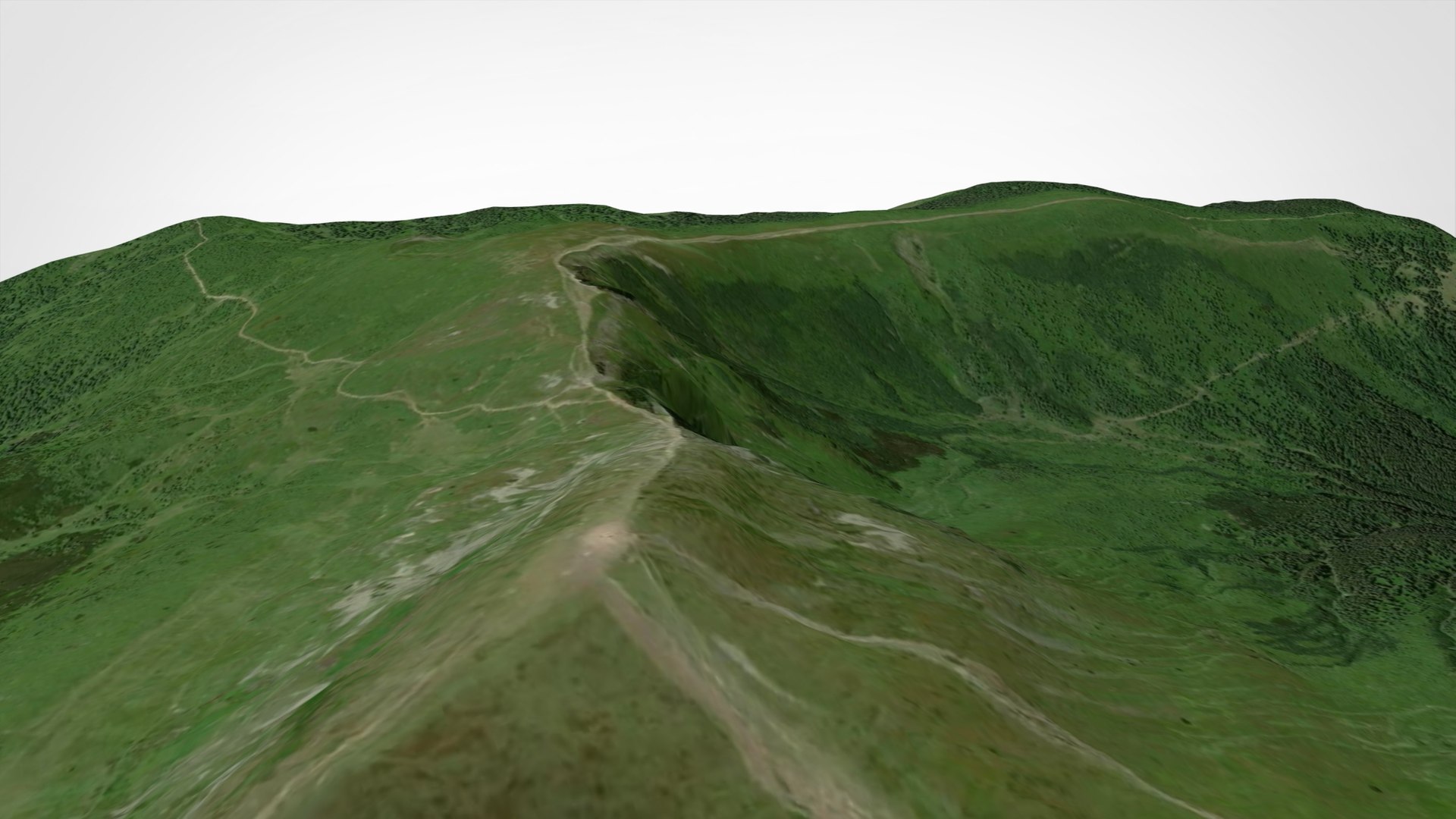 3D Model Mountain Landscape Hoverla Ukraine - TurboSquid 2160749