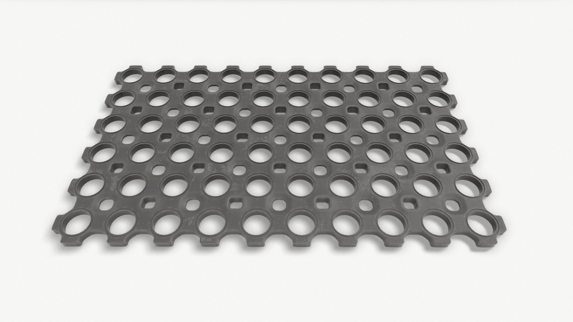 3D Model Realistic Rubber Door Mat - TurboSquid 1560442