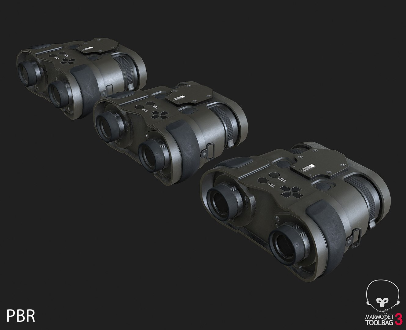 Pbr Binocular Sci-fi Lod Model - TurboSquid 1483834