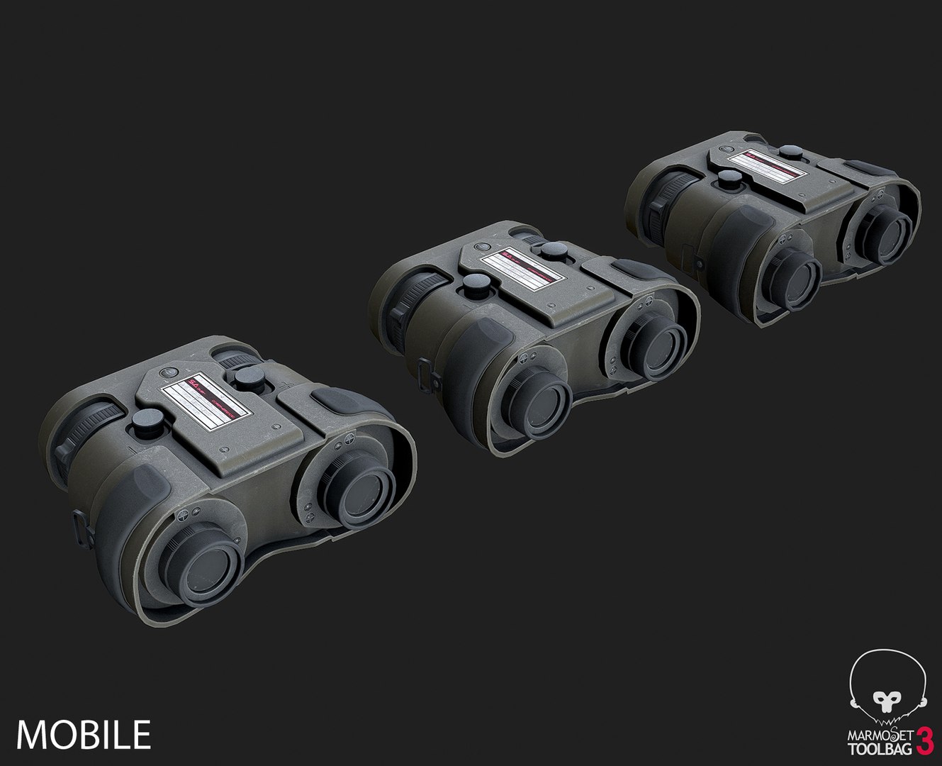 Pbr Binocular Sci-fi Lod Model - TurboSquid 1483834