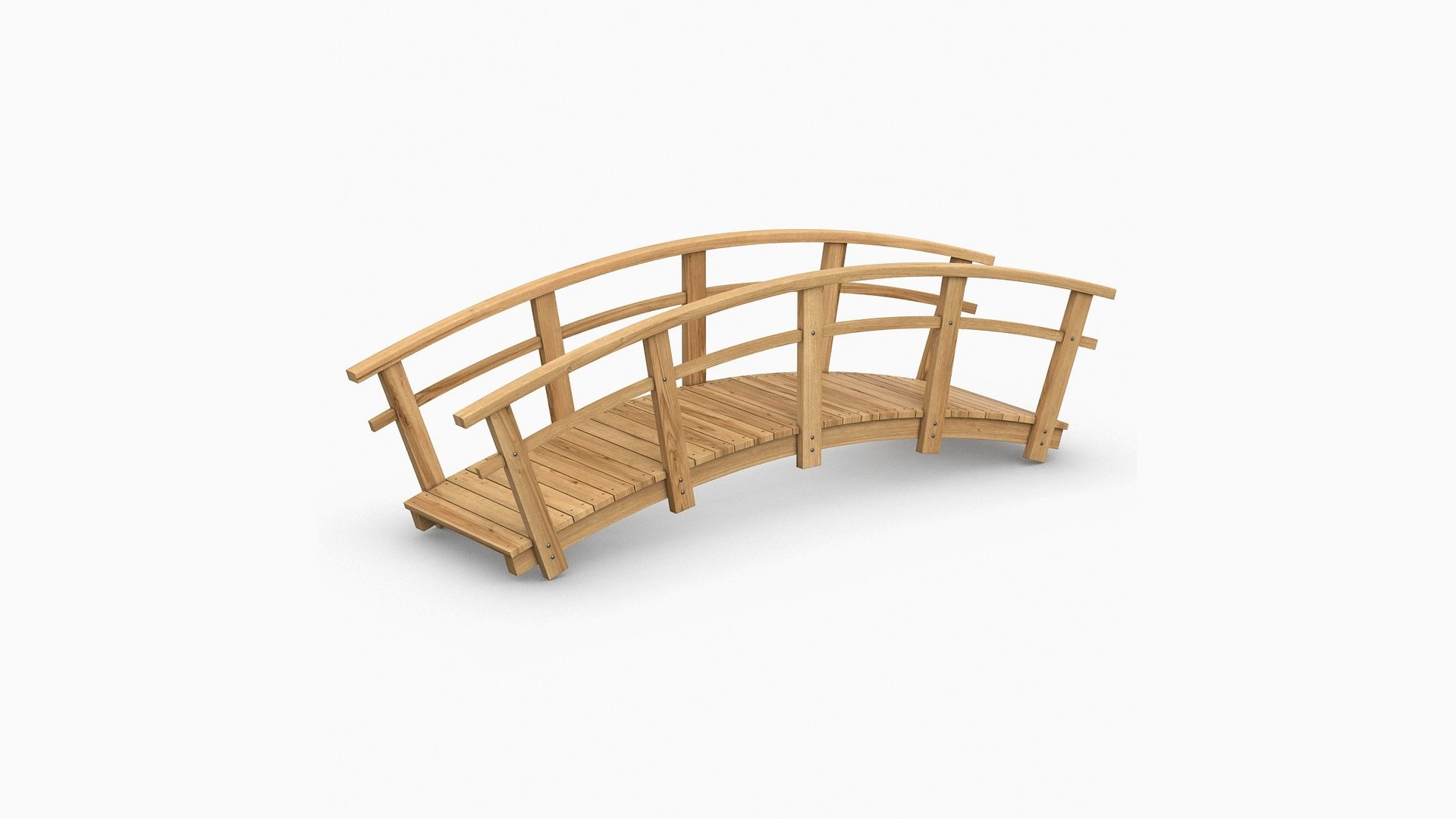 3D Wooden Bridge Collection Model - TurboSquid 2329000