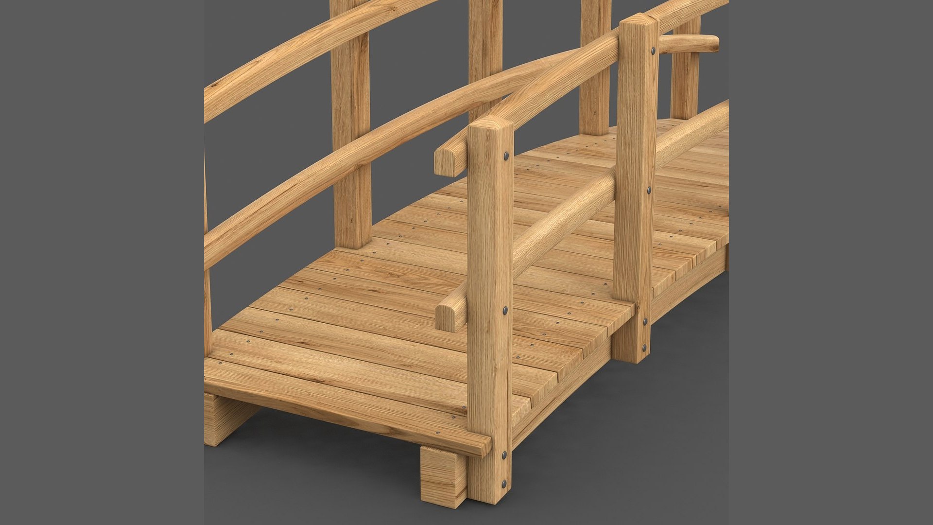 3D Wooden Bridge Collection Model - TurboSquid 2329000