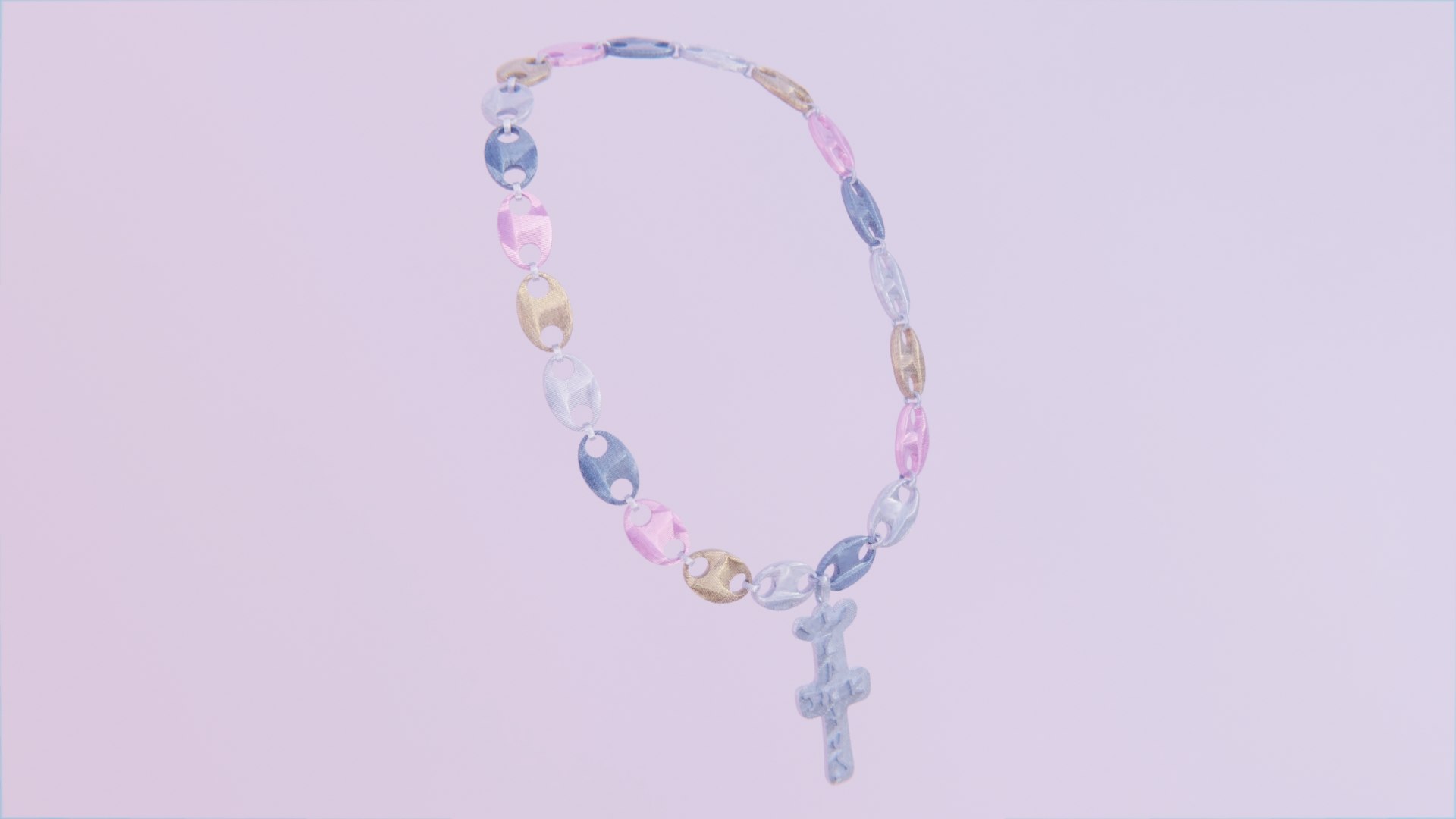 Travis Scott Multicolored Chain 3D - TurboSquid 1773607