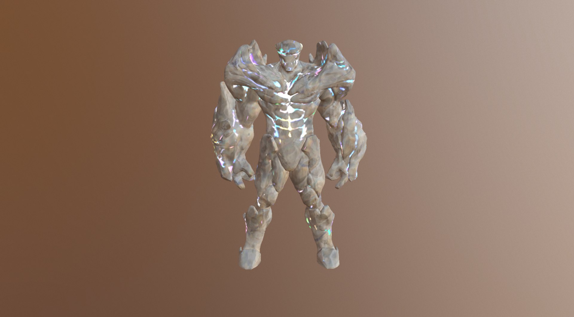 3D Powerful Elemental Golem - TurboSquid 1435691