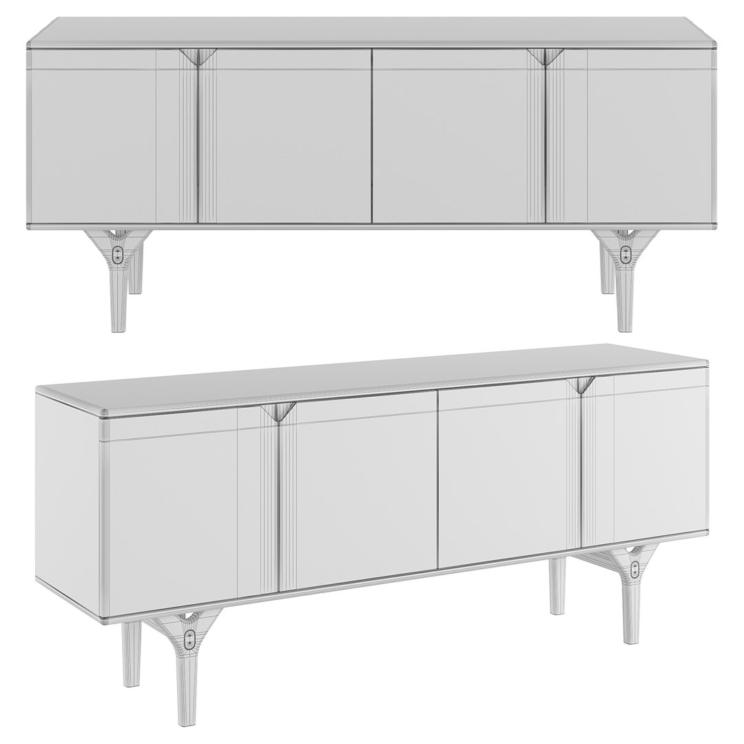 Ridge Console Cabinet Model - TurboSquid 2238869