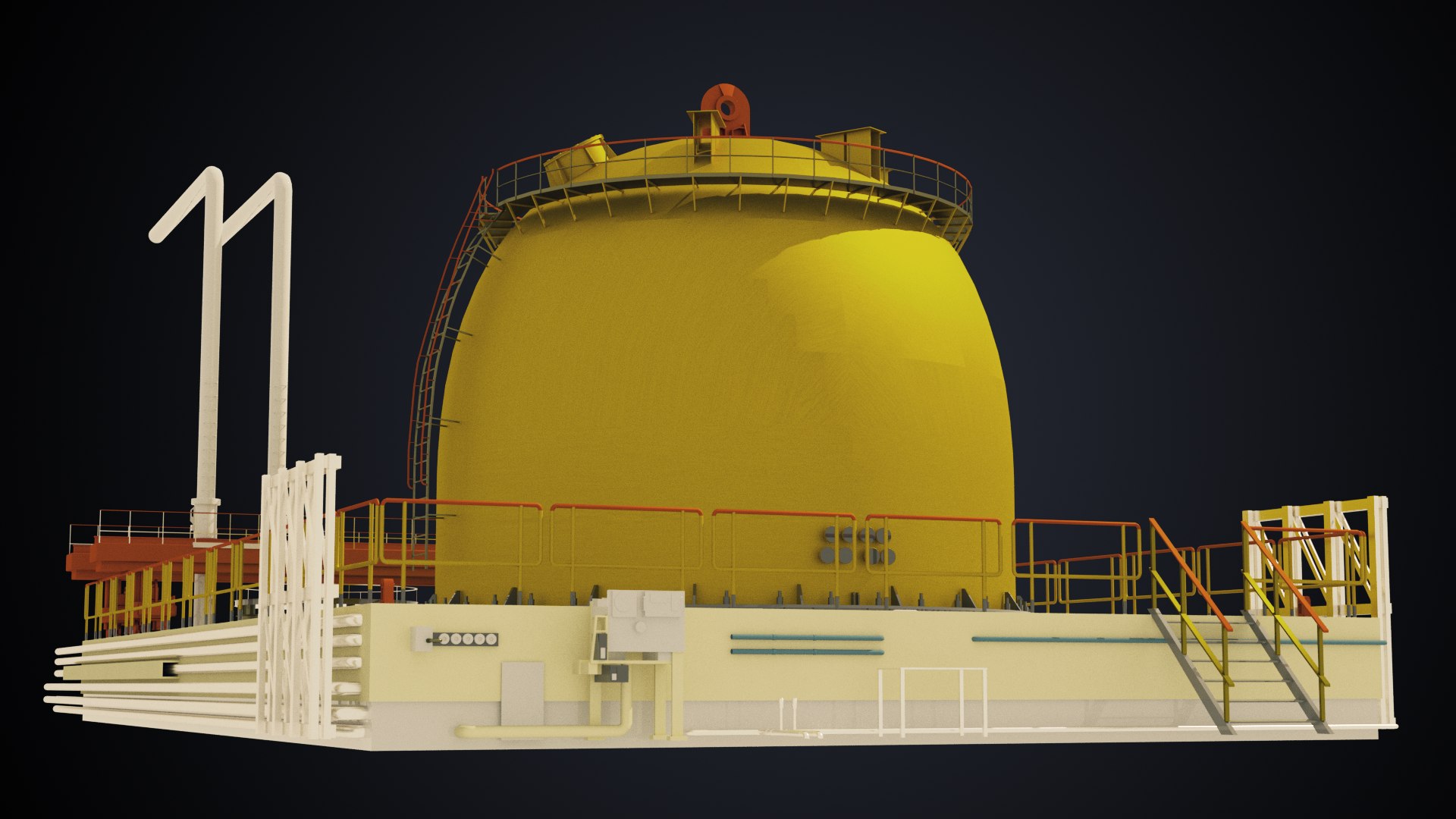Reactor Atomic 3D Model - TurboSquid 1152493