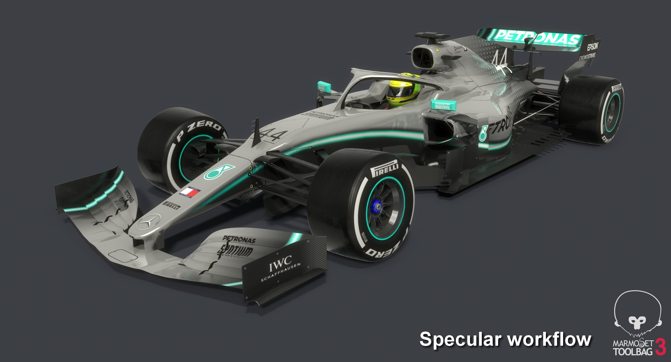 Petronas f1 w10 eq 3D model - TurboSquid 1380851