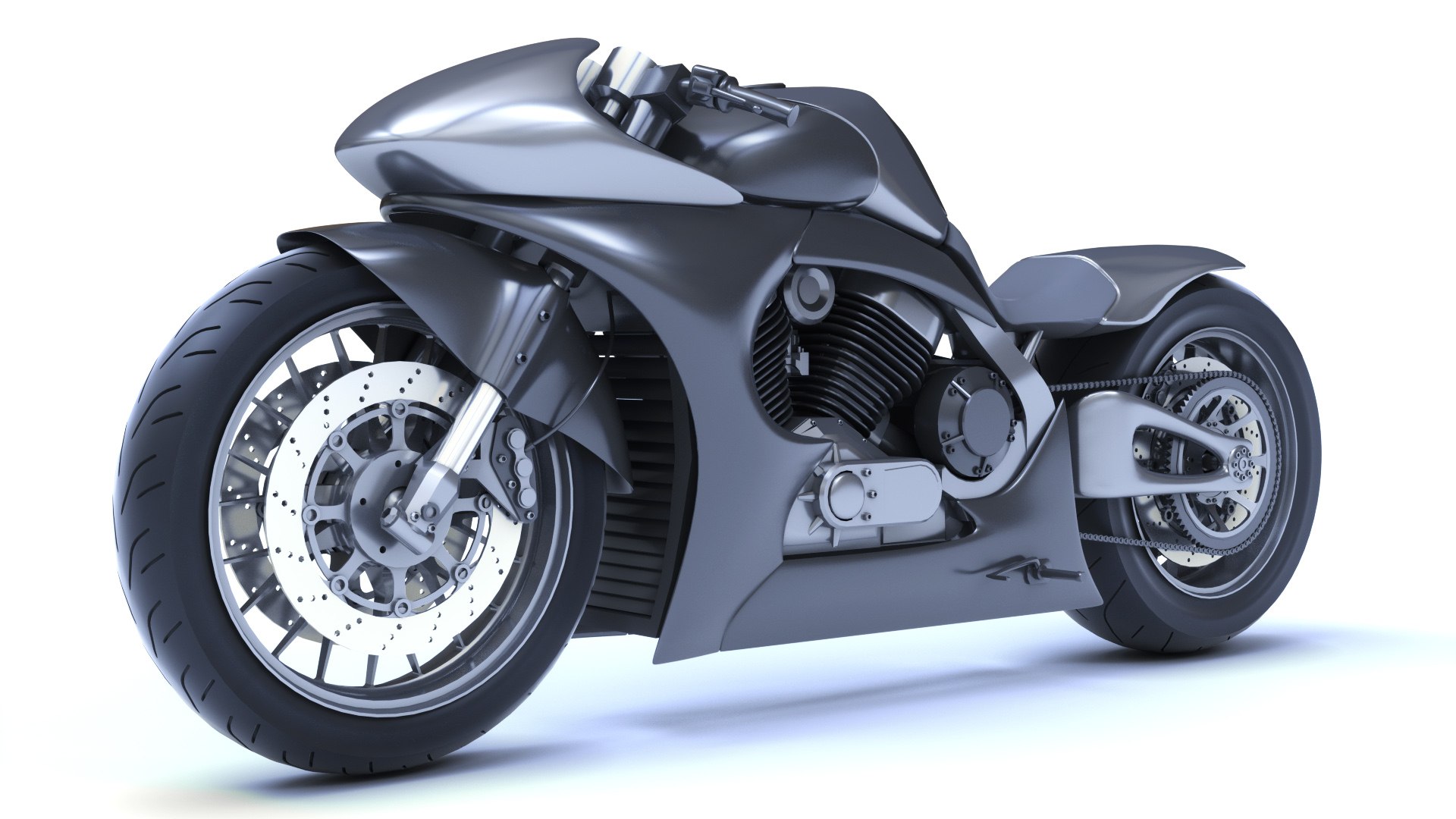 Concept Motorcycle Model - TurboSquid 1287291
