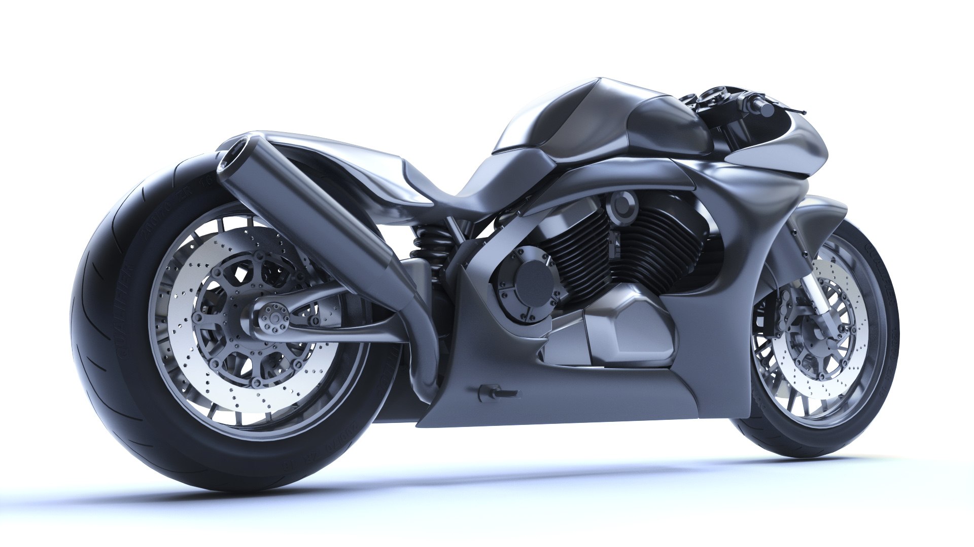 Concept Motorcycle Model - TurboSquid 1287291