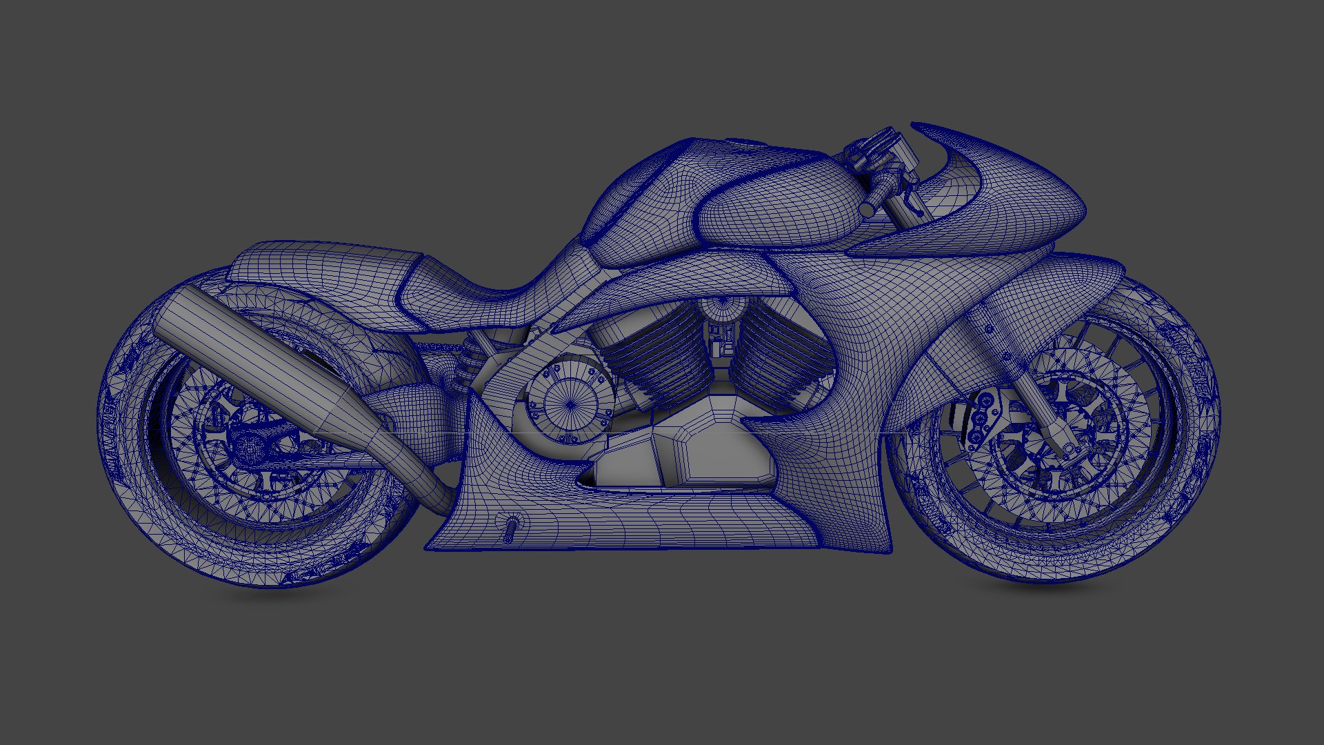 Concept Motorcycle Model - TurboSquid 1287291