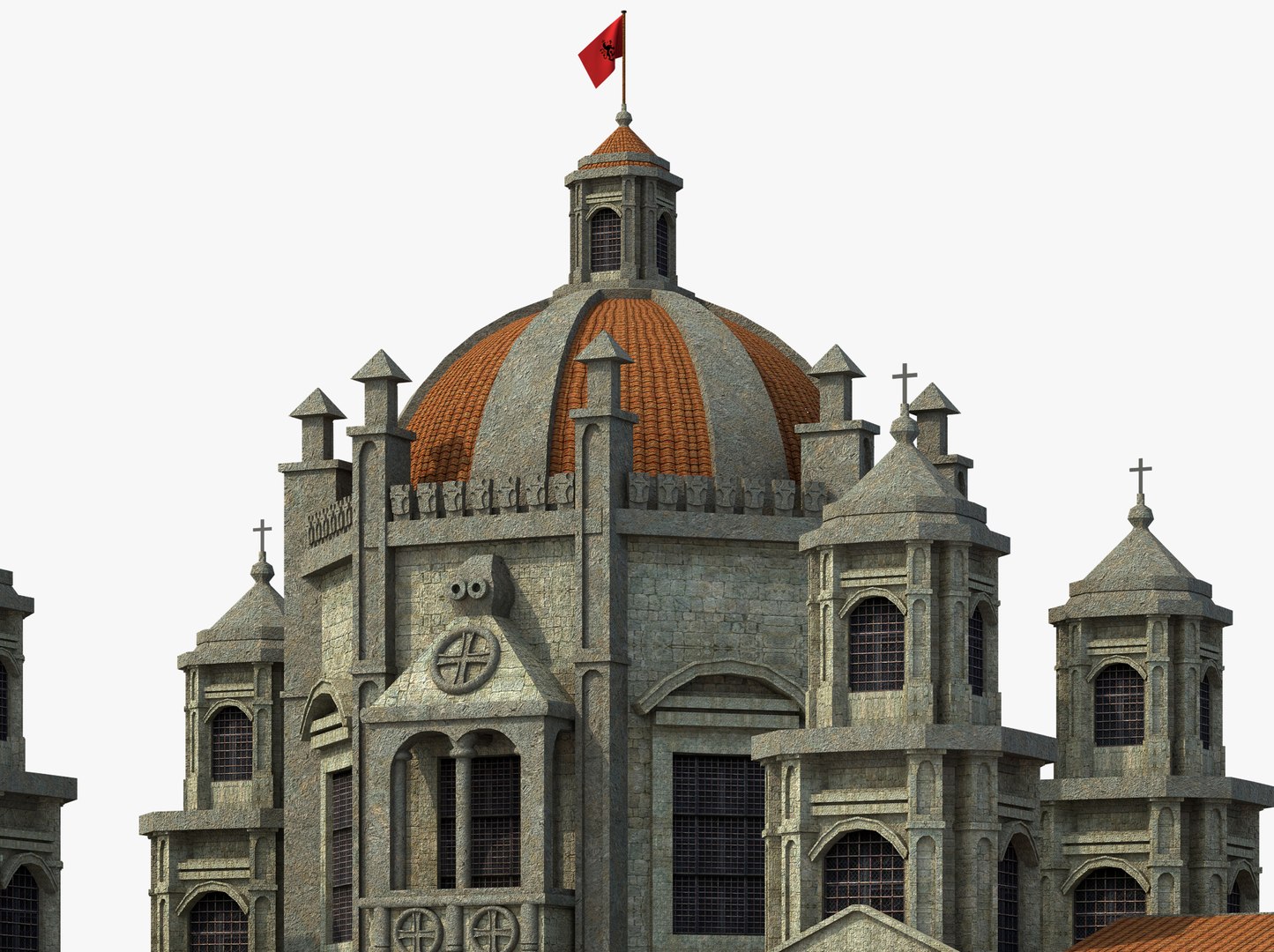 3D Model Fantasy Dome Castle - TurboSquid 1823573