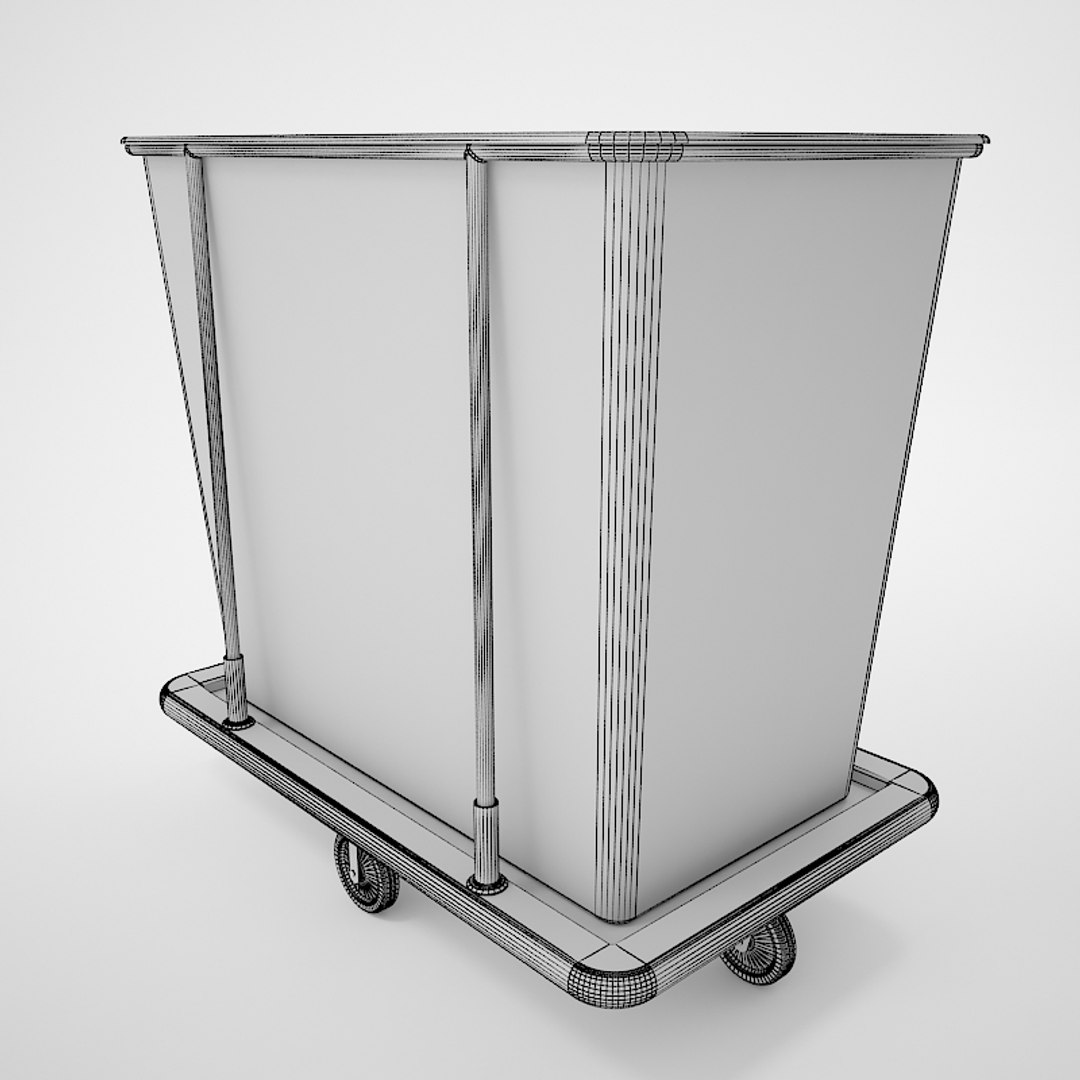 Laundry Cart 3d Max