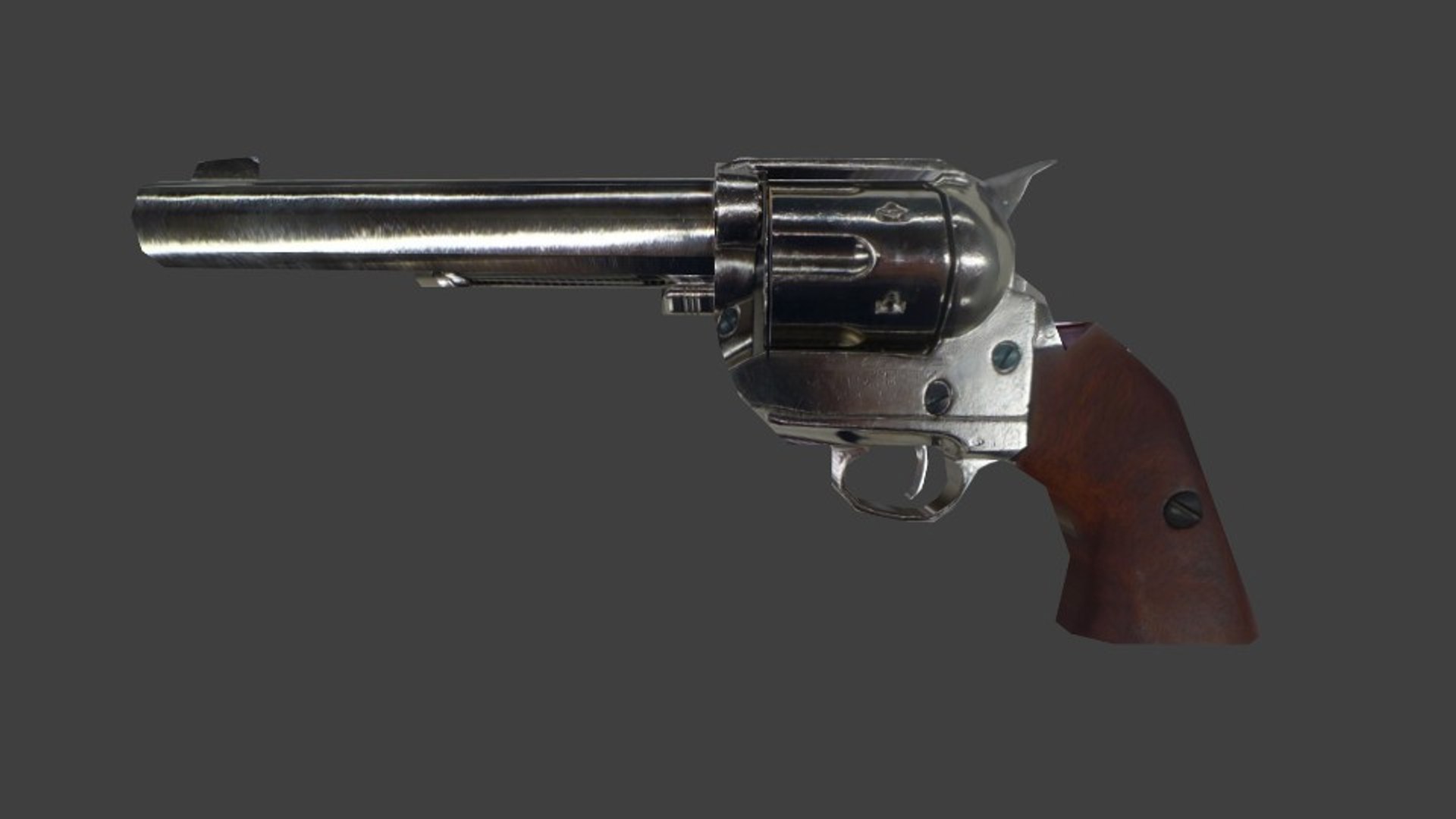 Revolver 45 3d Model