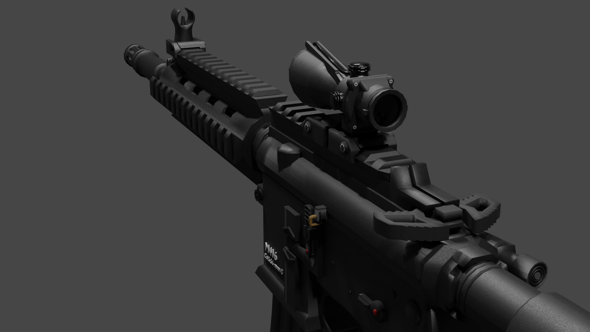 Scope 4x 3D - TurboSquid 1695407